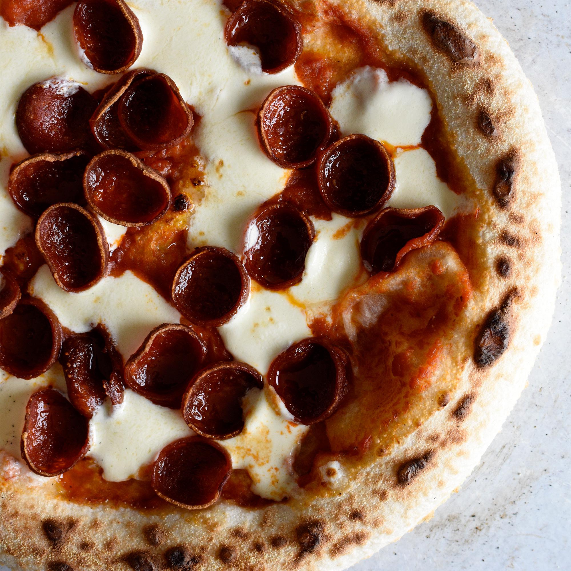 [Homemade] Wood-fired Pepperoni Pizza | Scrolller