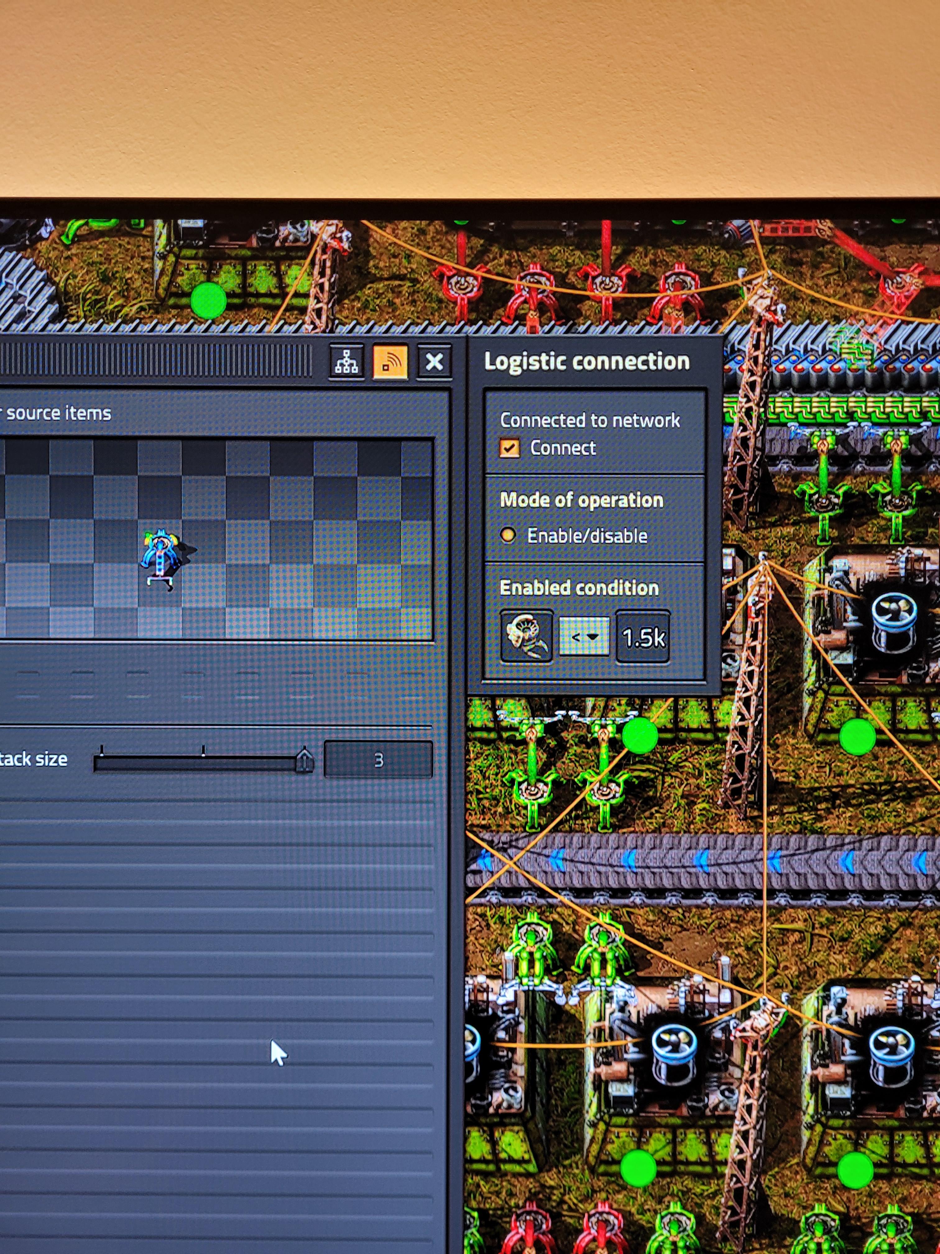 Why is this inserter working when I have more than 1500 construction bots? | Scrolller