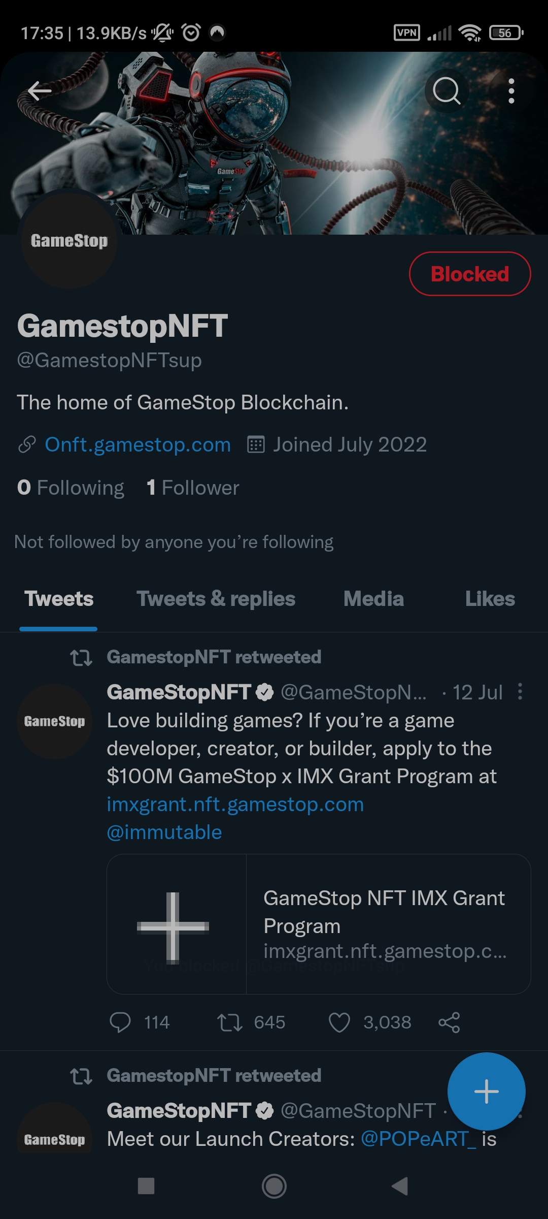 Don't forget to check twitter and report scam account pretending to be GameStop NFT support ...