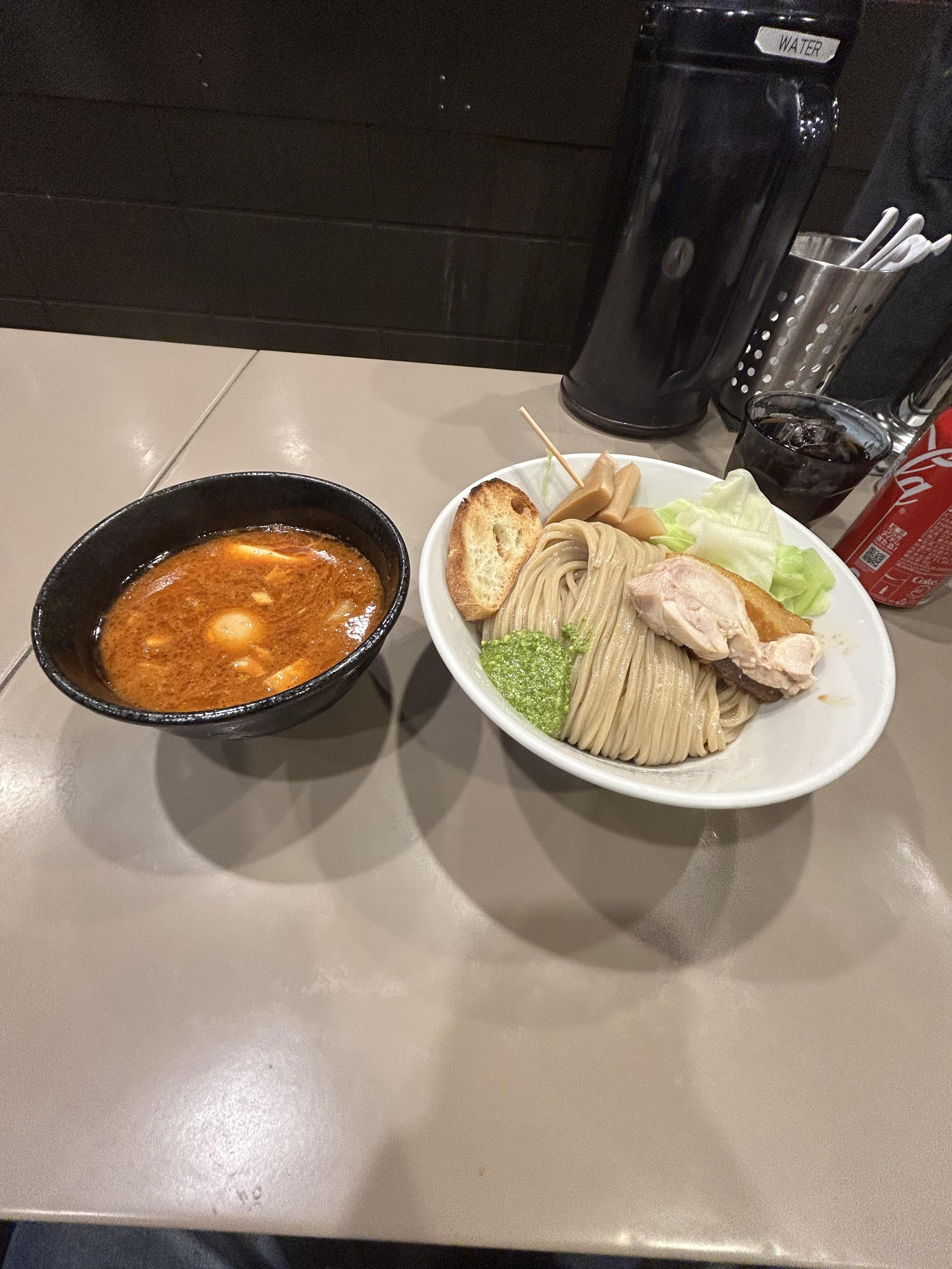 Tomato Shrimp Tsukemen Gonokami Seisakujo | Scrolller