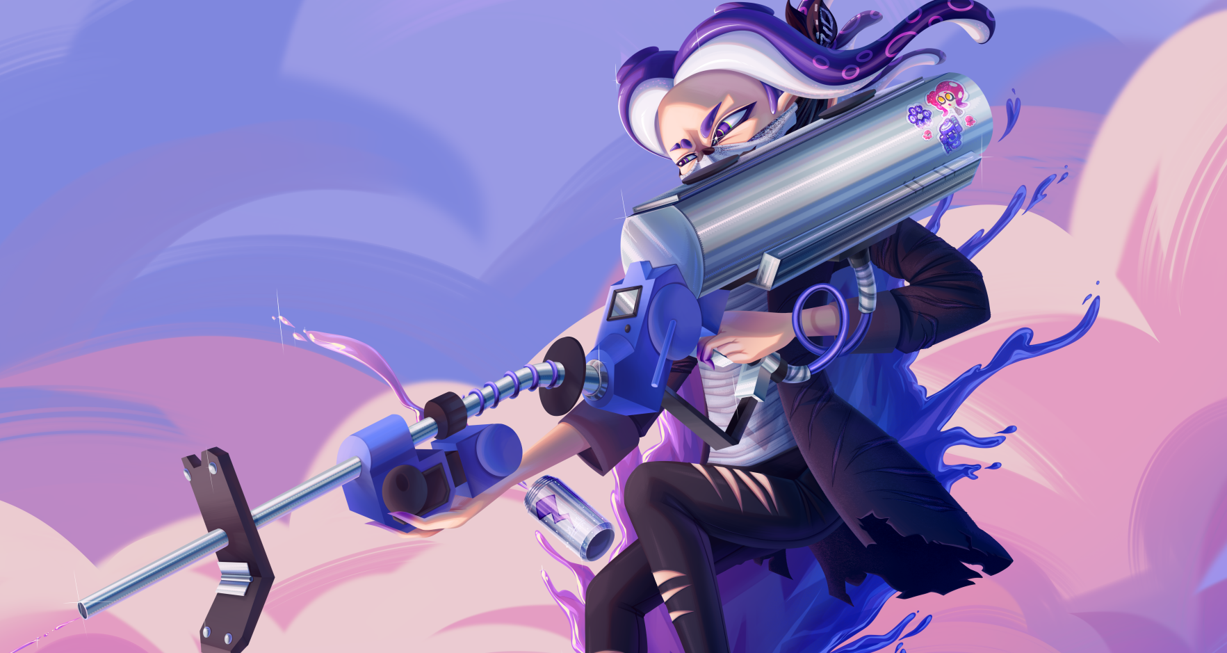 Octoling commission for my friend!🐙 | Scrolller