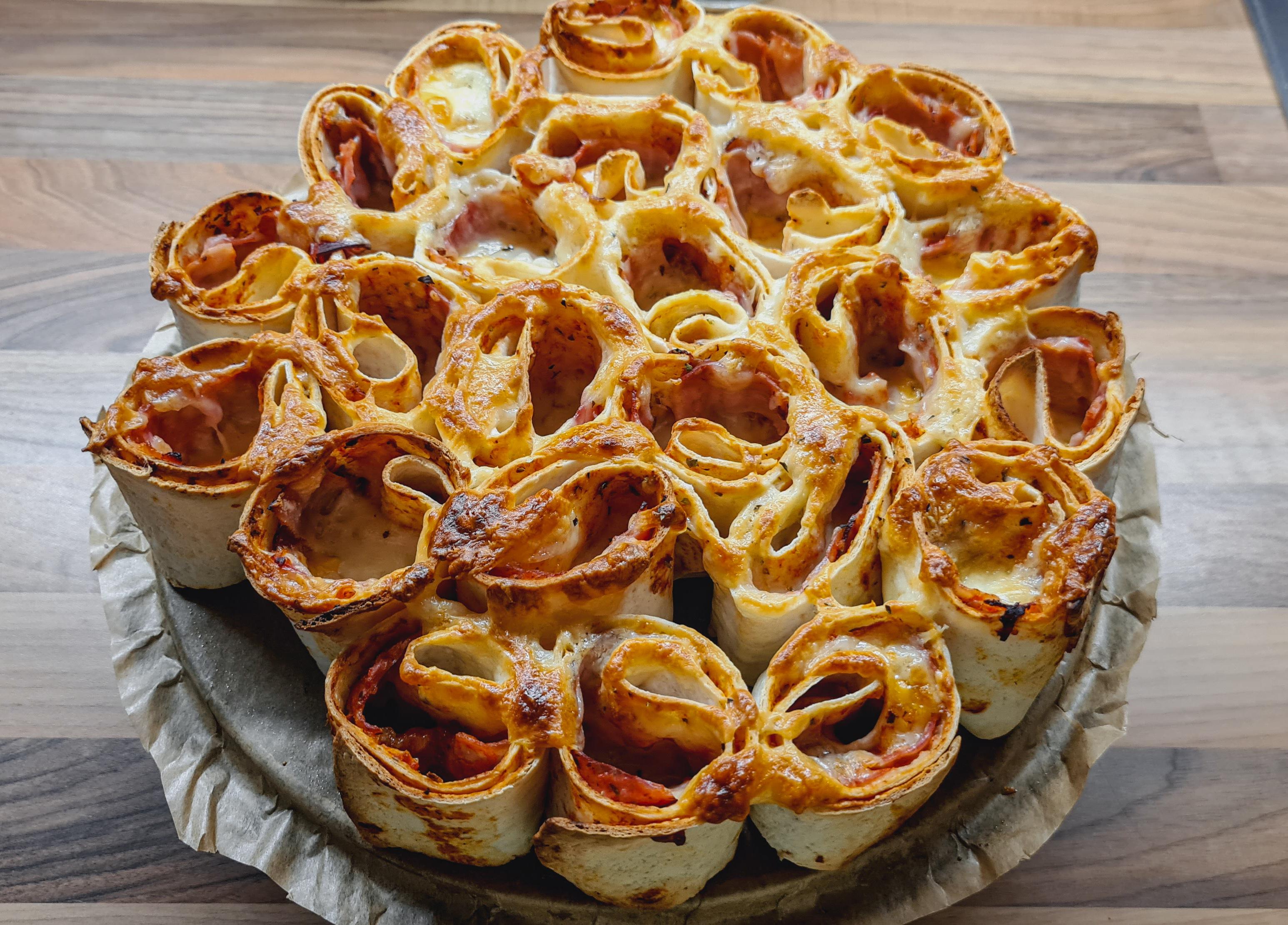 [Homemade] Tortilla pizza rolls | Scrolller