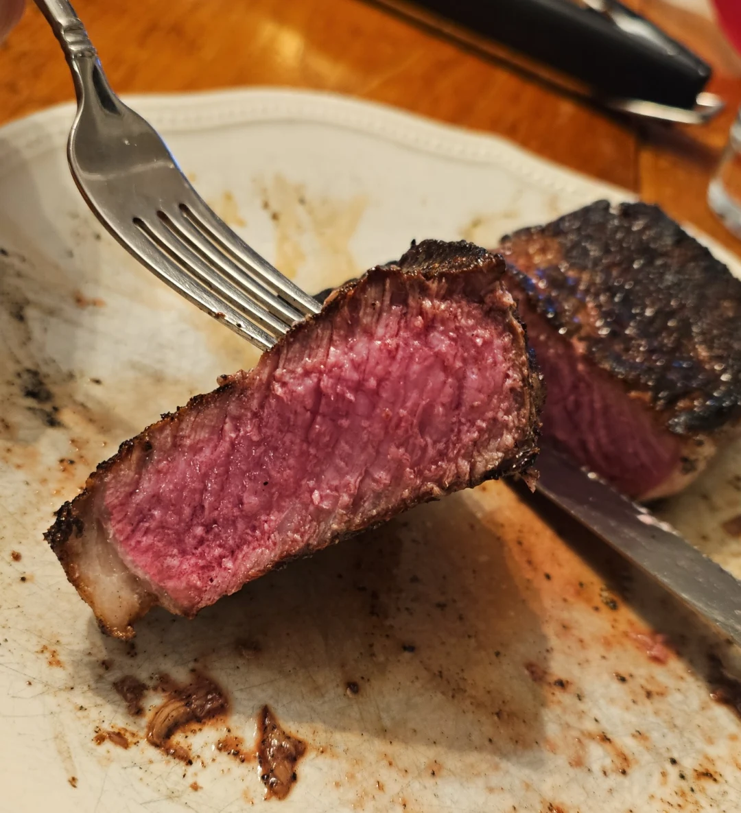 Infrared seared steaks | Scrolller
