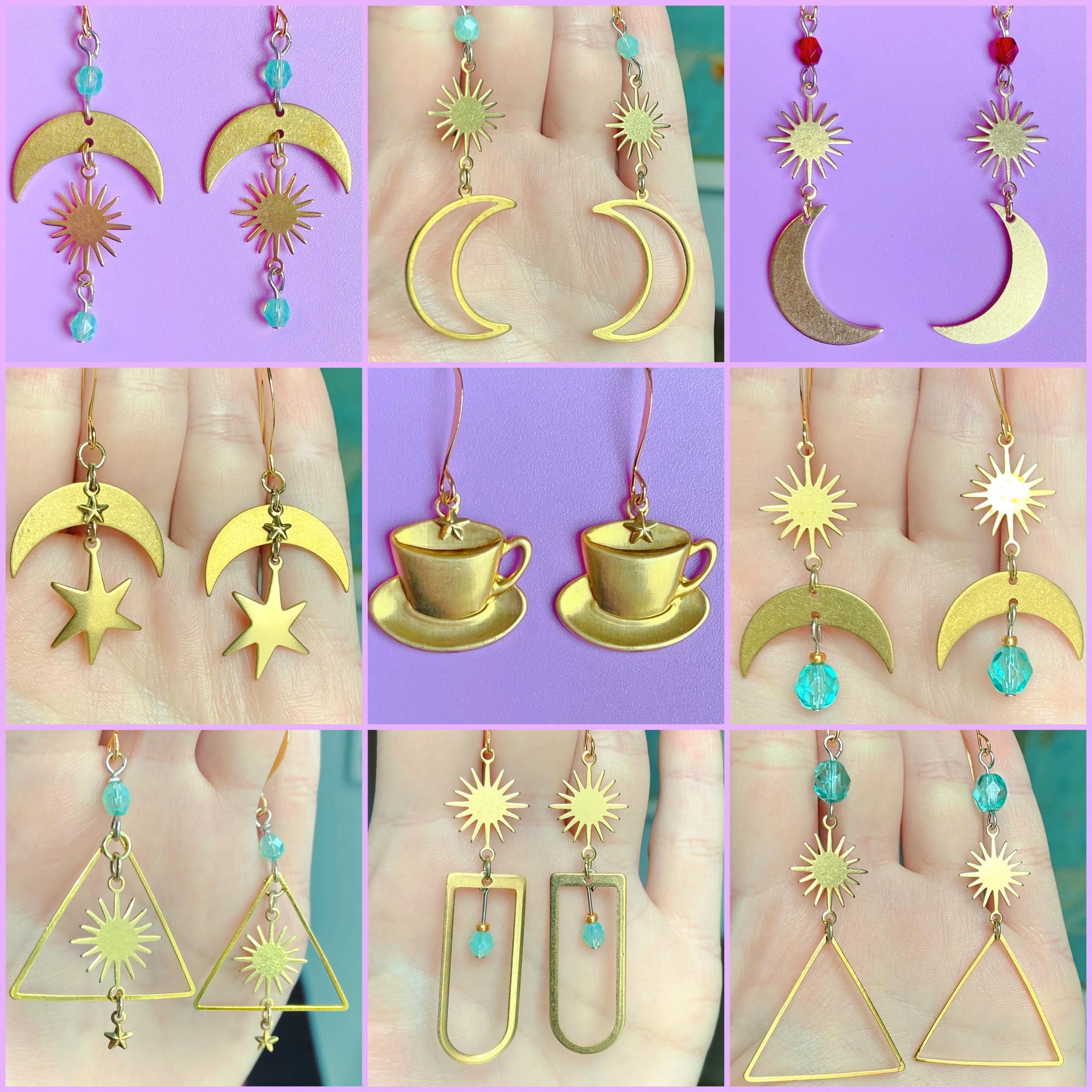 Inspired by my deep love of the 1970s, introducing my handmade celestial collection of hypo ...