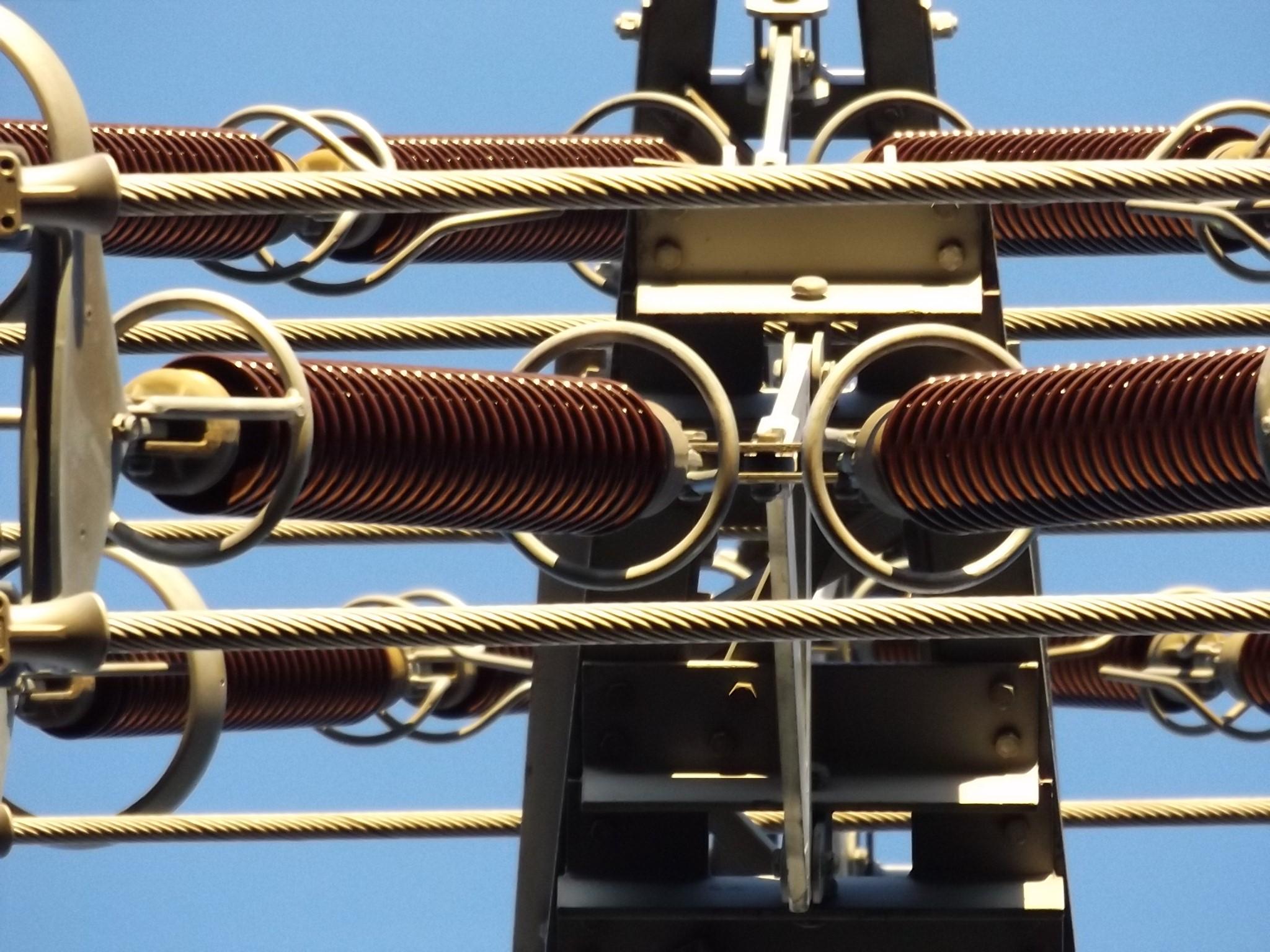 Insulators from 220kV high voltage powerline, germany. | Scrolller