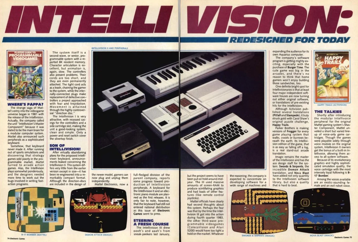 Intellivision: Redesigned for Today (in 1982) | Scrolller