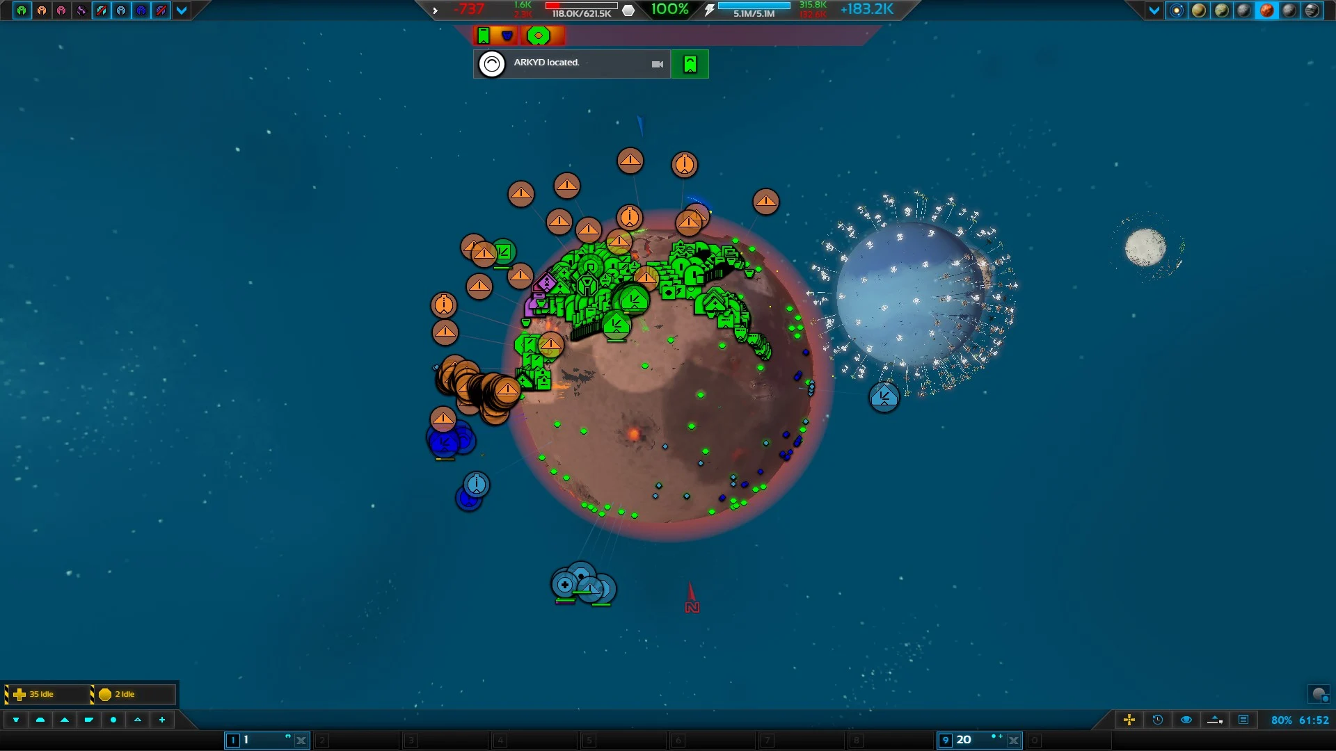 Interesting planet in the background | Scrolller