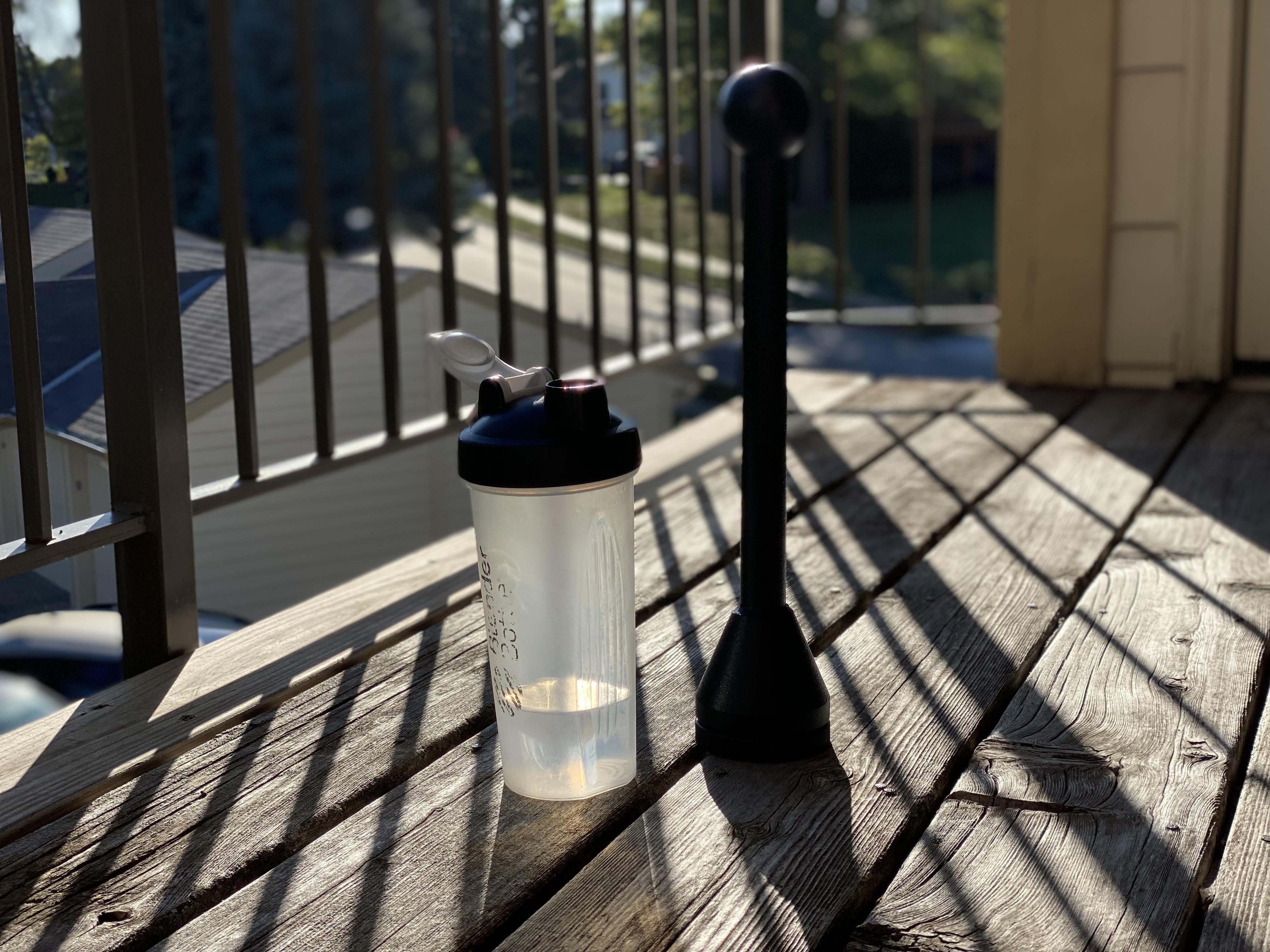 It’s nice to be able to get in a full work-out on my deck. | Scrolller