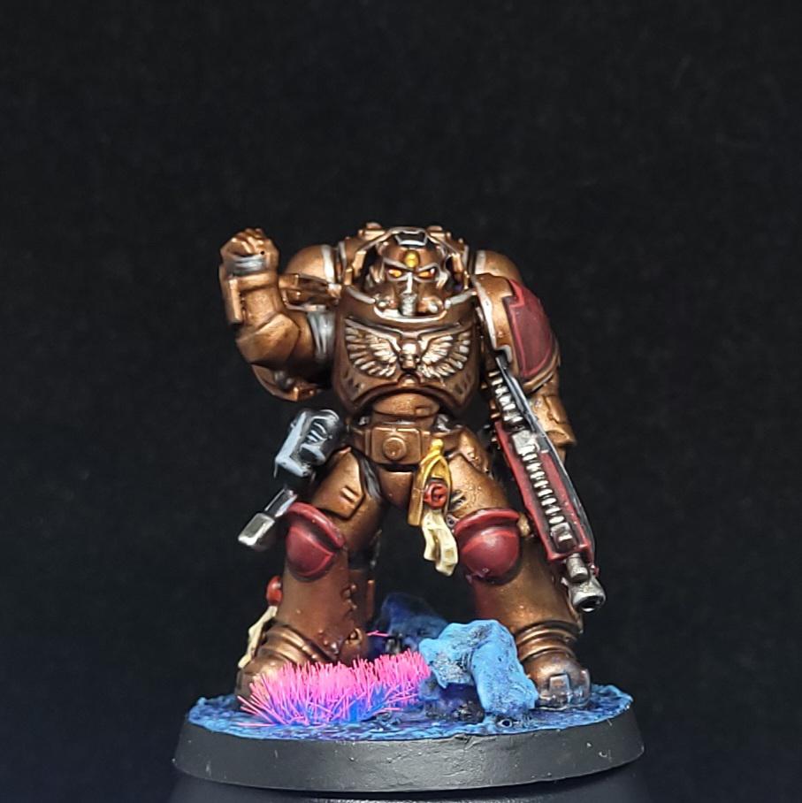 Heavy Intercessor Sergeant of my Minotaurs - I hope you like my take. 🐃 | Scrolller