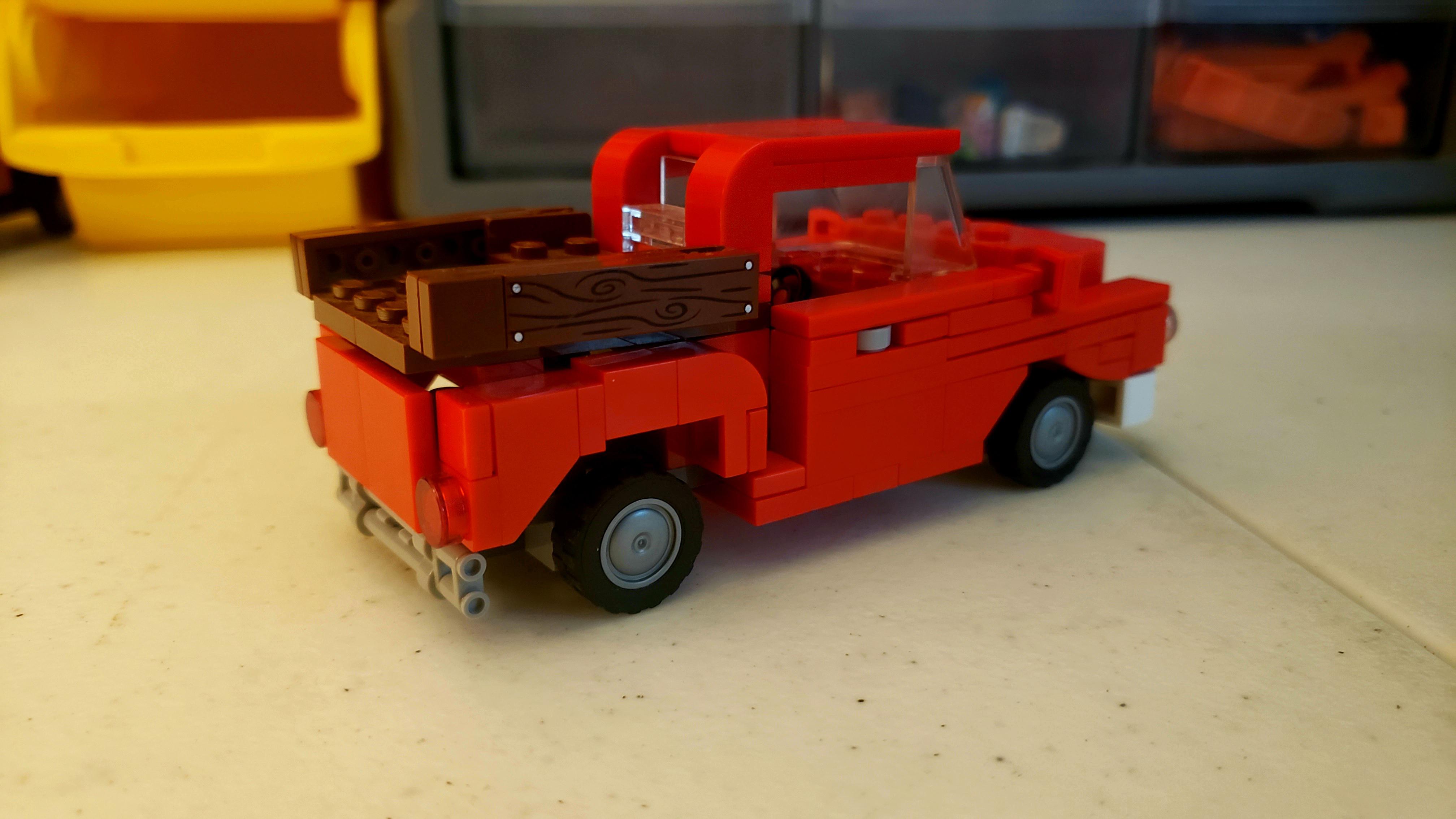 Classic Red Truck Moc | Scrolller