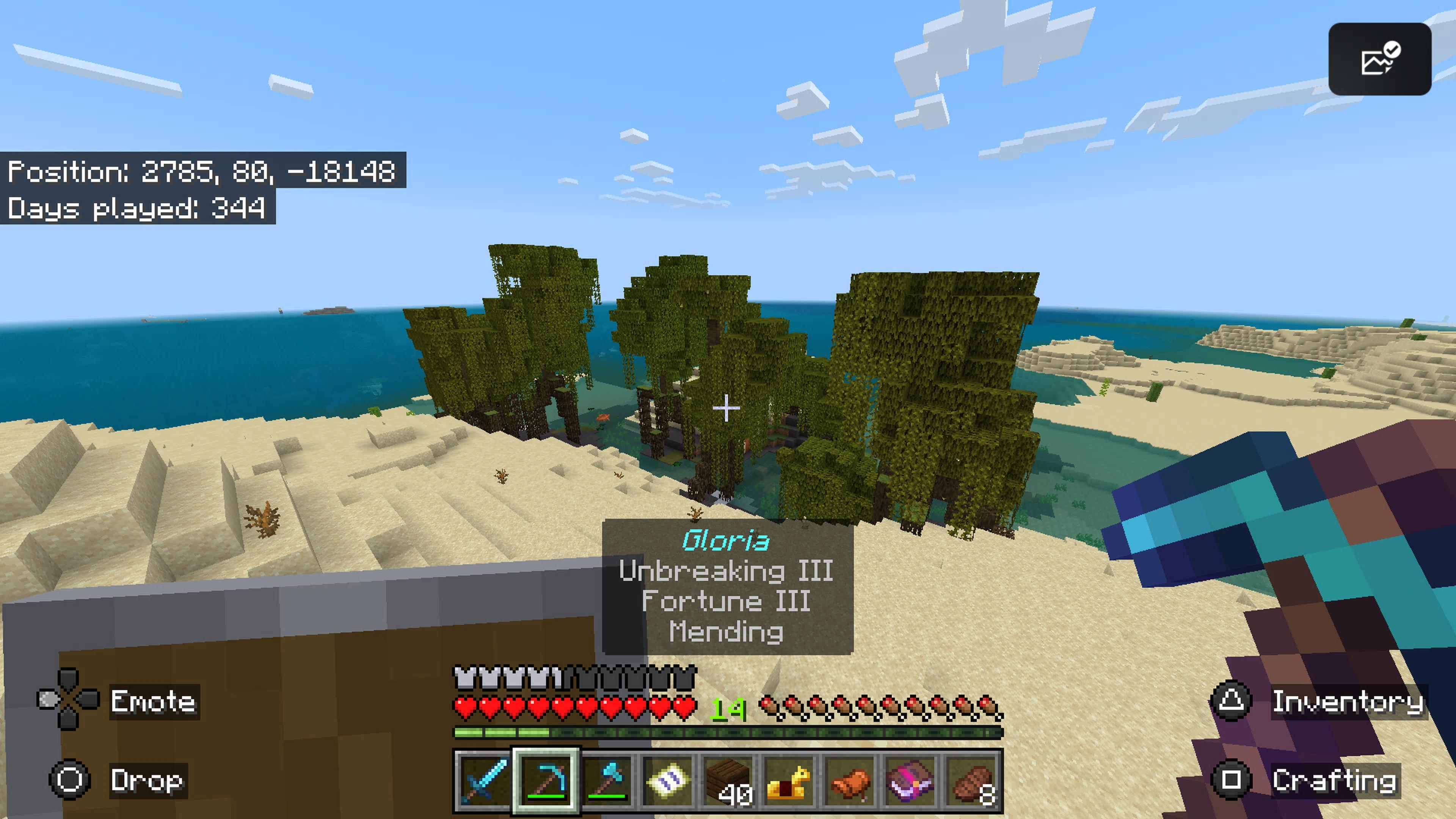 Desert temple in a very small mangrove. | Scrolller