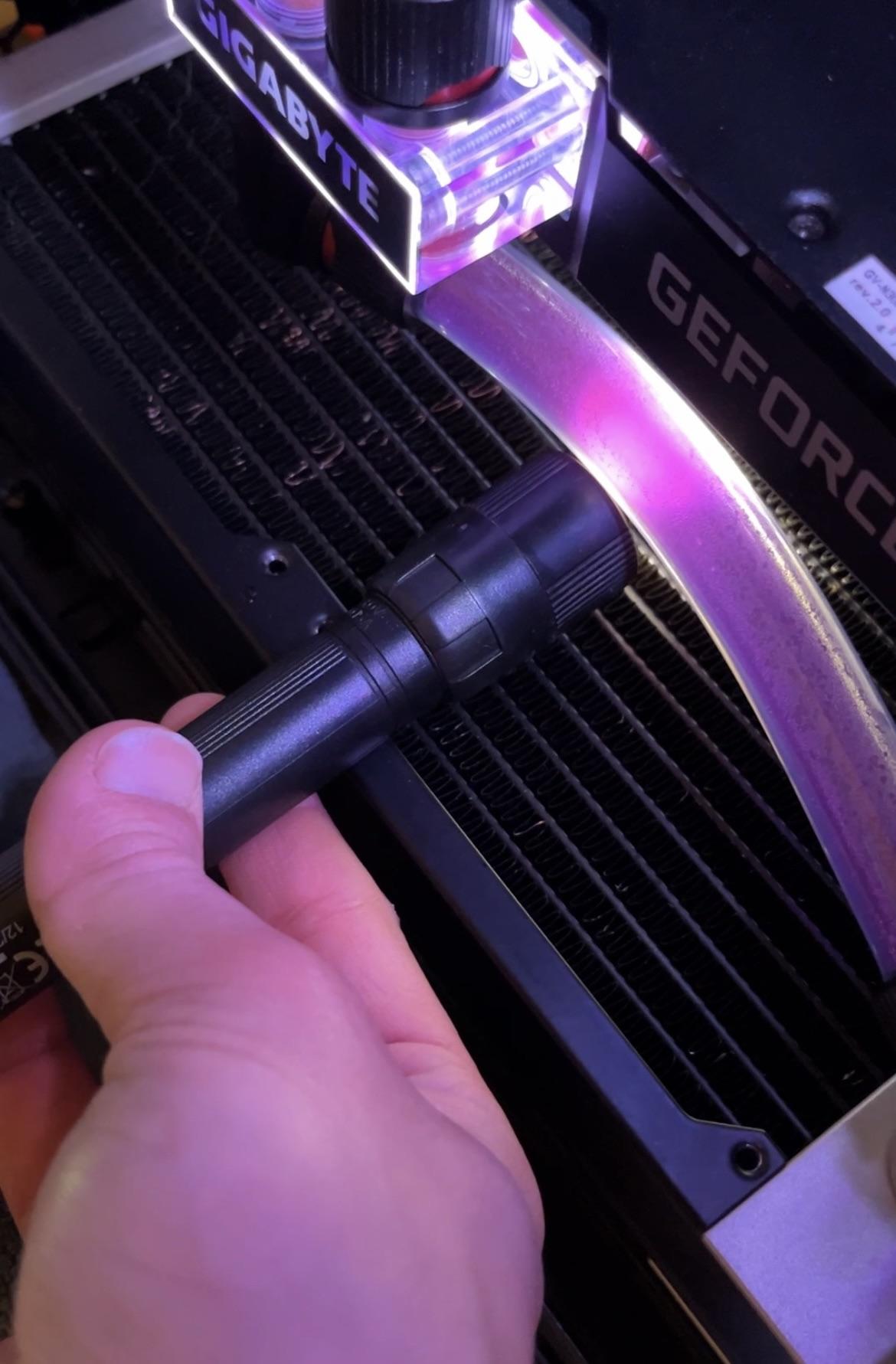 My purple coolant got a red hue in my system | Scrolller