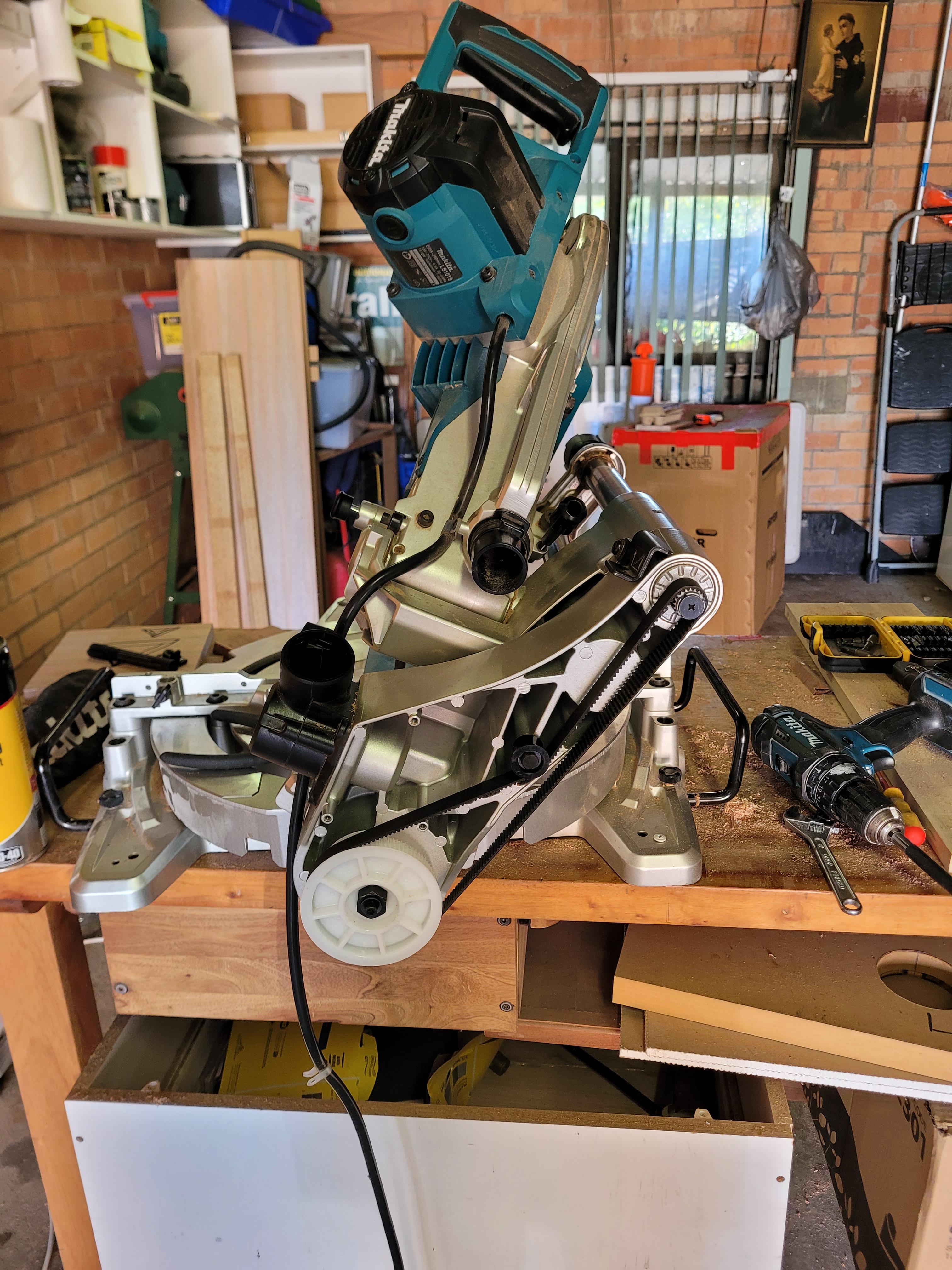 Mitre saw stuck.... | Scrolller