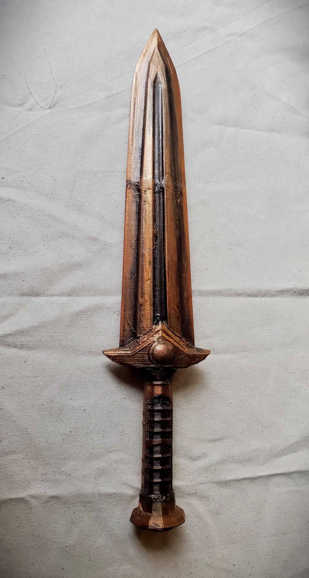 I finally finished my Dwarven Dagger! (3D printed) | Scrolller