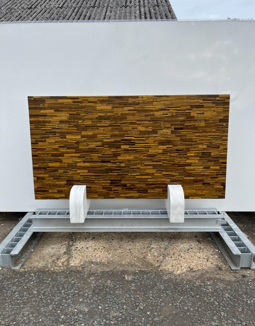 Tiger eye stone slab | Scrolller