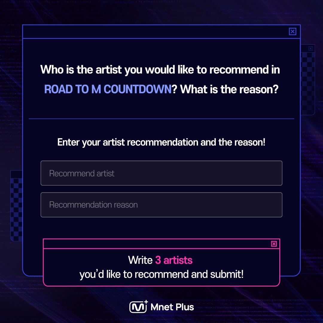Mnet Road to MAX begins fan recommendations & suggestions for 5th Gen of Road to M Countdown ...