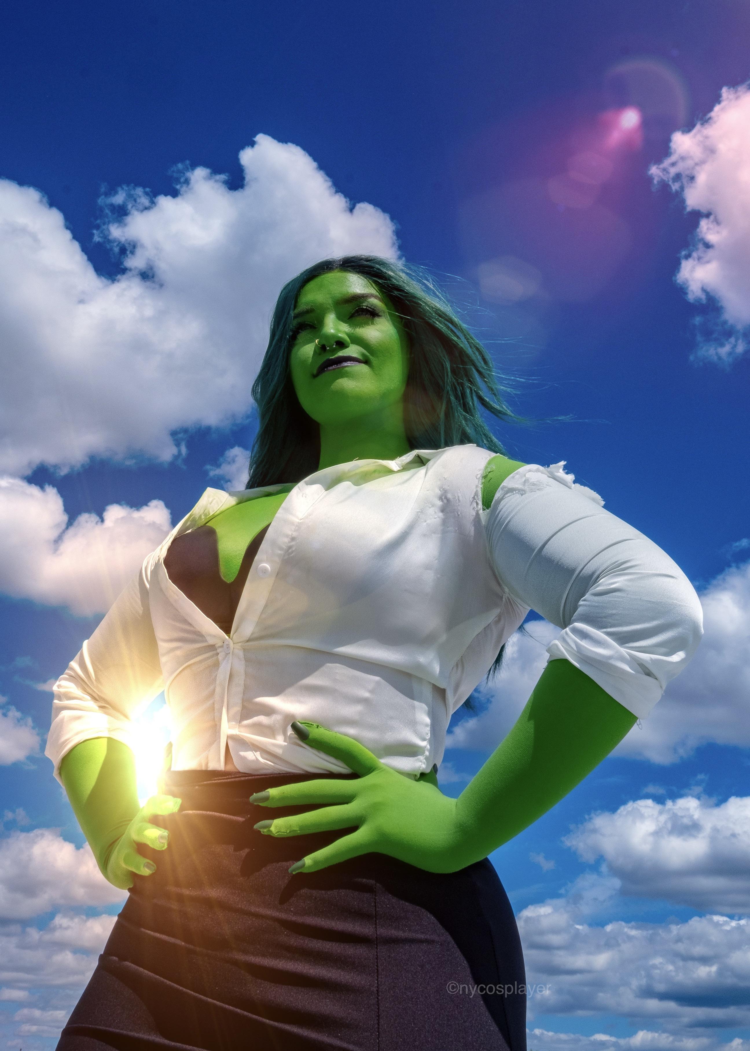 She-Hulk Cosplay Photo by me IG @Jamiebearfancypants | Scrolller
