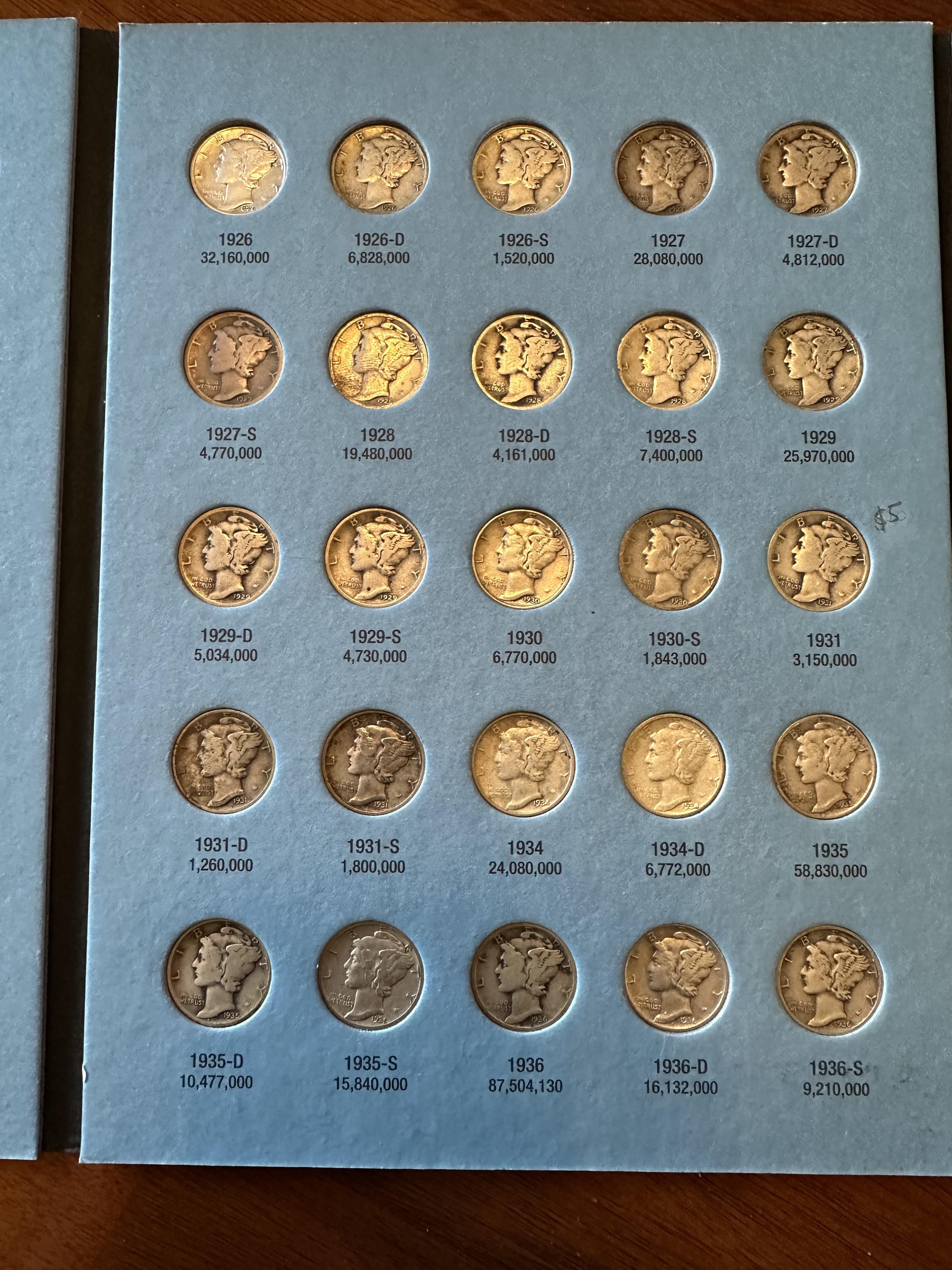 My mercury dime collection is almost complete | Scrolller
