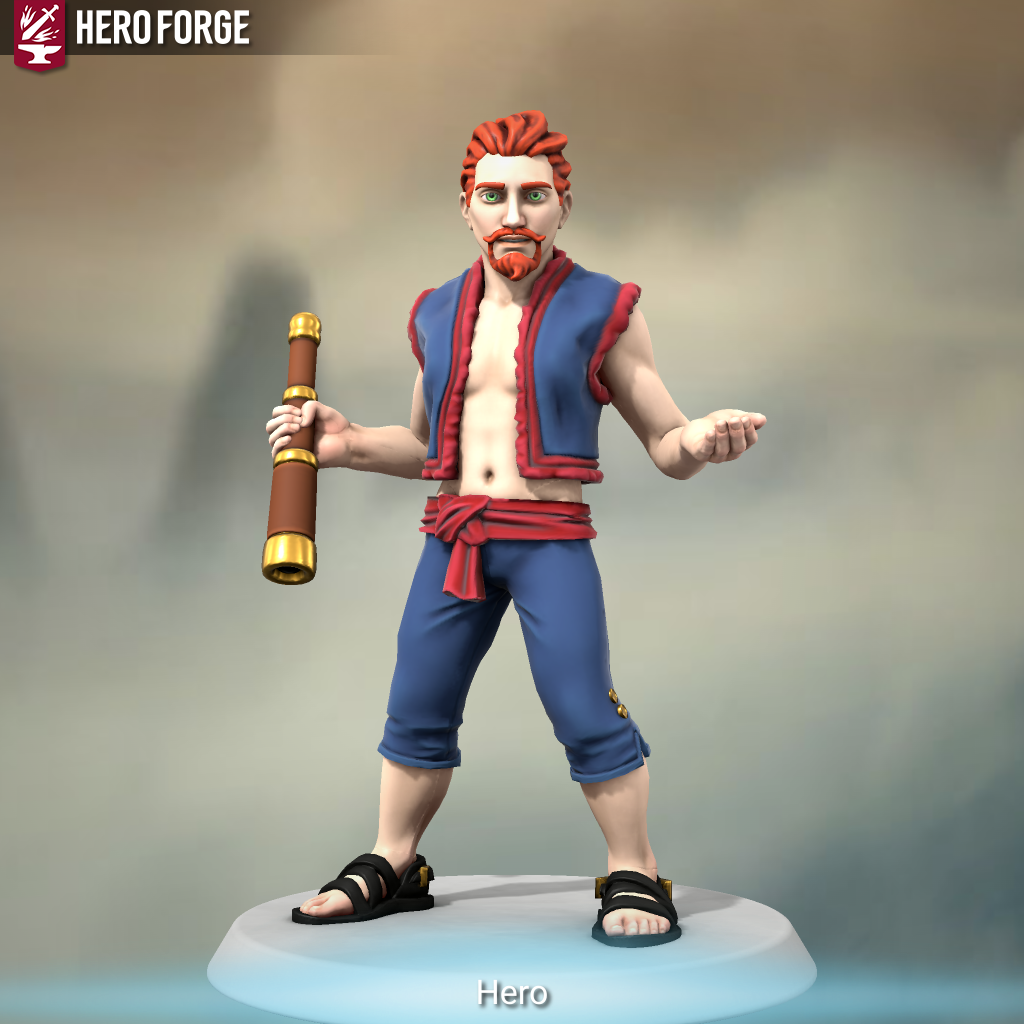 I made a pirate crew in Hero Forge. | Scrolller