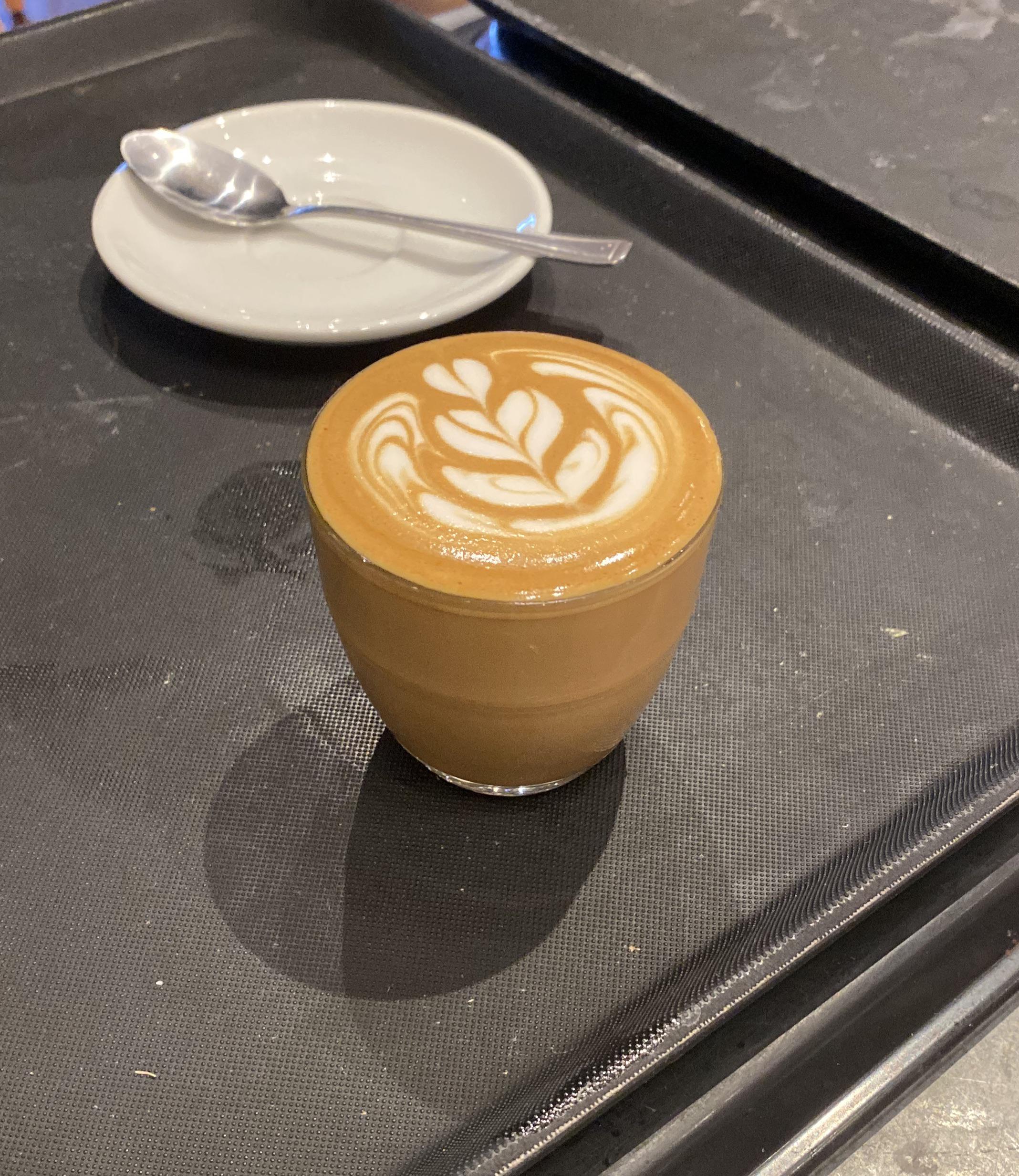 Piccolo and a flat white :) | Scrolller