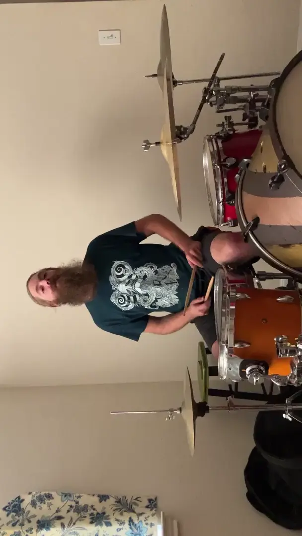 Jamming on the drums | Scrolller