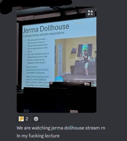 Jerma at uni | Scrolller
