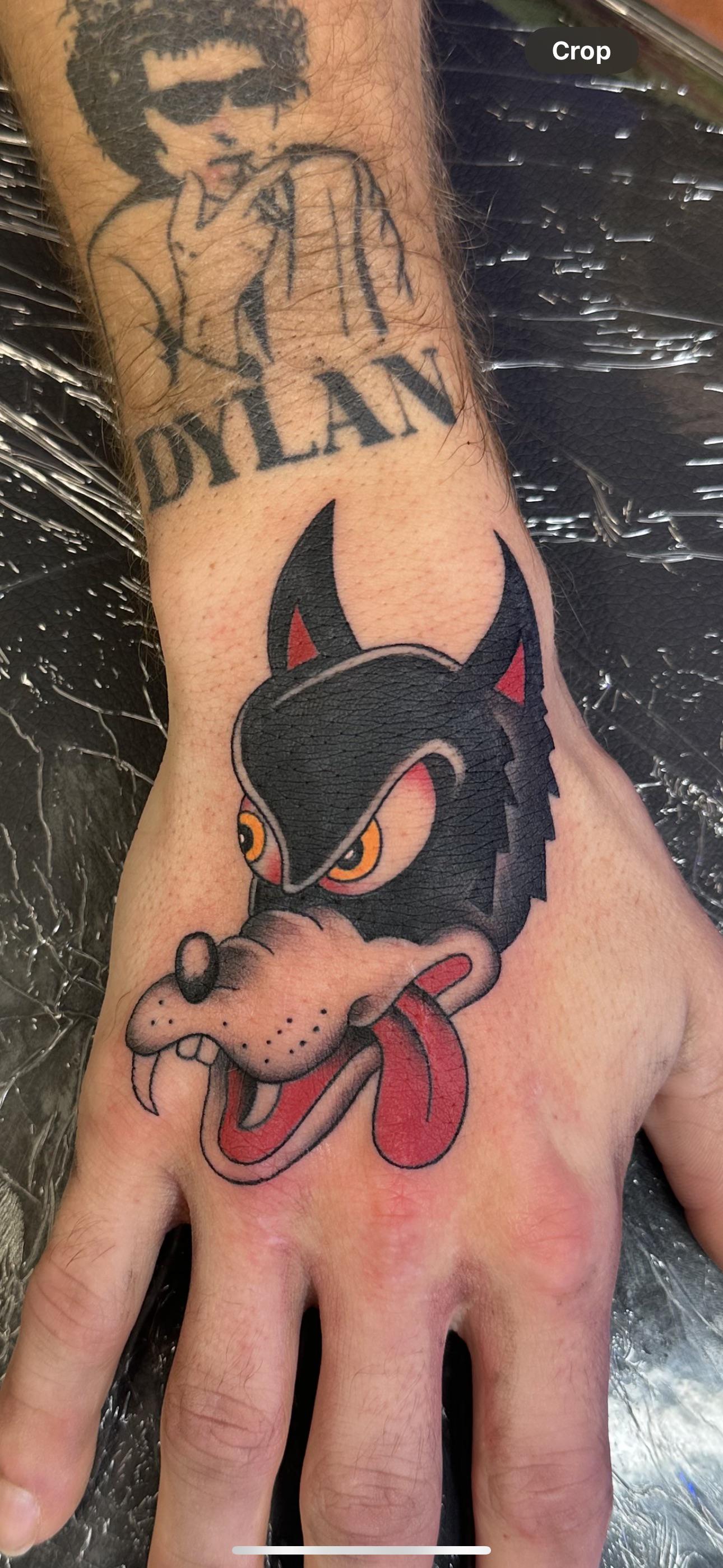 Jerry Garcia Wolf. Done by Dillon Soto at Rays Tattoo. Lincoln, NE | Scrolller