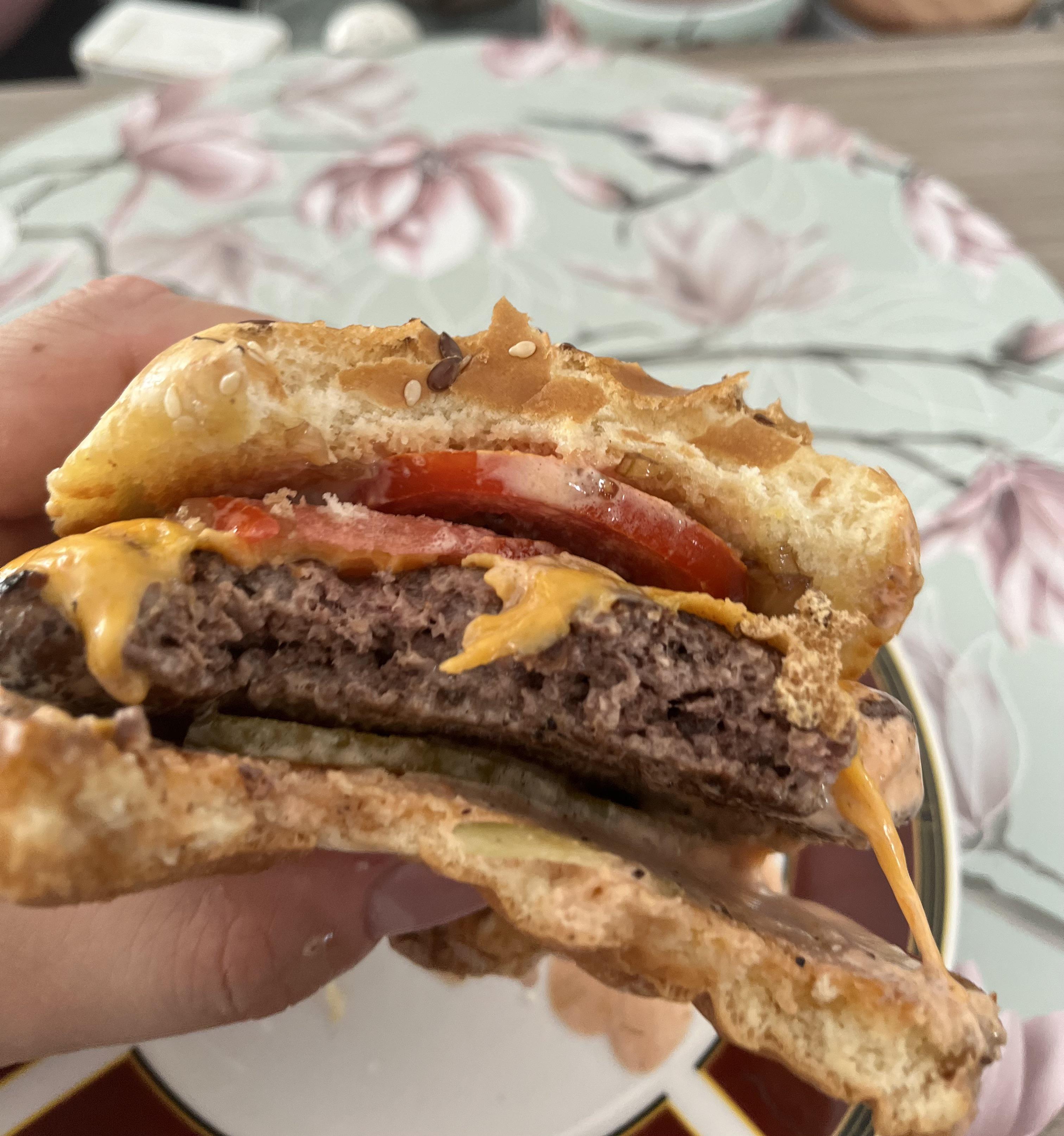 My first attempt to make home-made burger | Scrolller