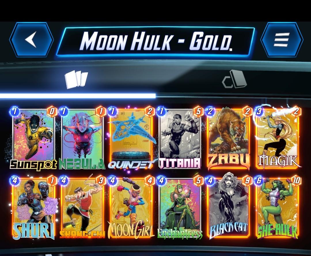 Just completed Infinity with the old school She Hulk deck | Scrolller