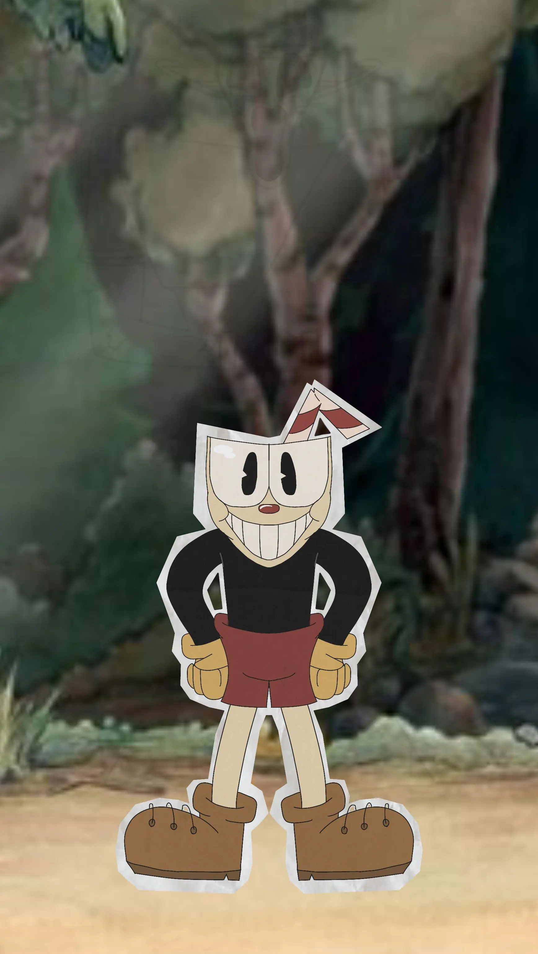 Just a normal art of a redesign of Cuphead(?) | Scrolller