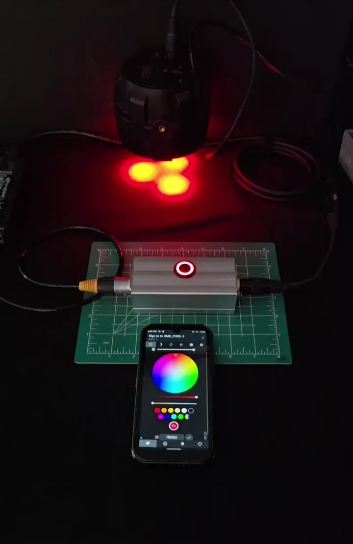 Just finished my WLED DMX controller | Scrolller