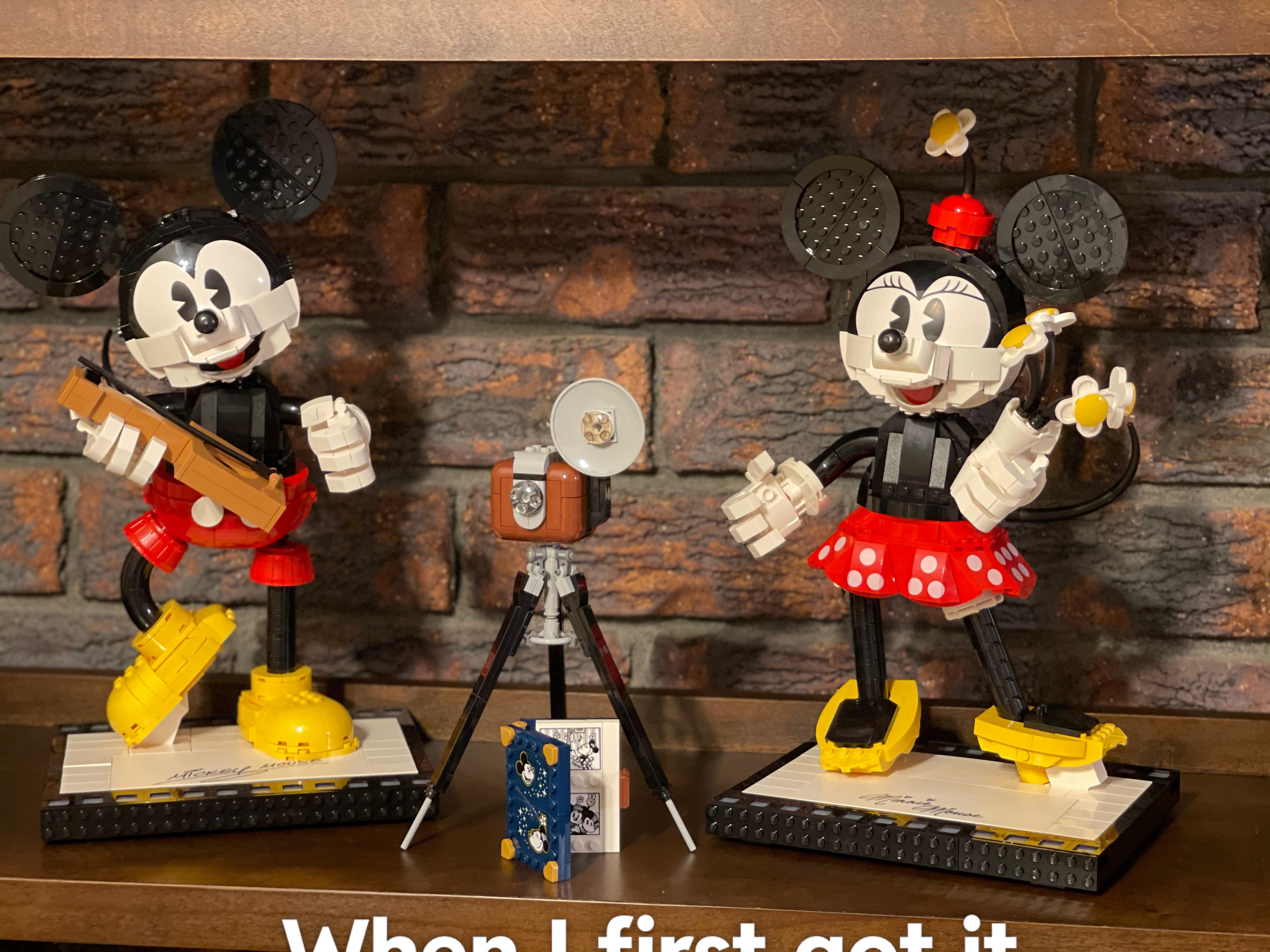 Mickey Mouse & Minnie Mouse Buildable Characters #43179 | Scrolller