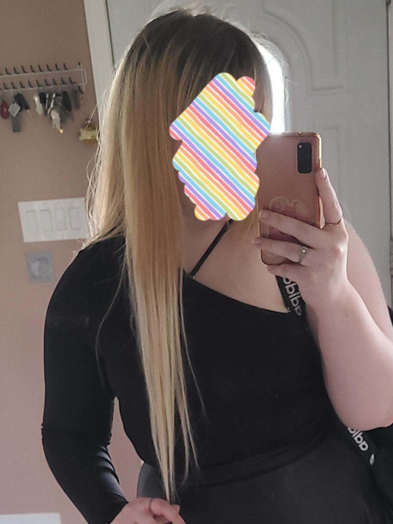 Is this too yellow to tone? | Scrolller