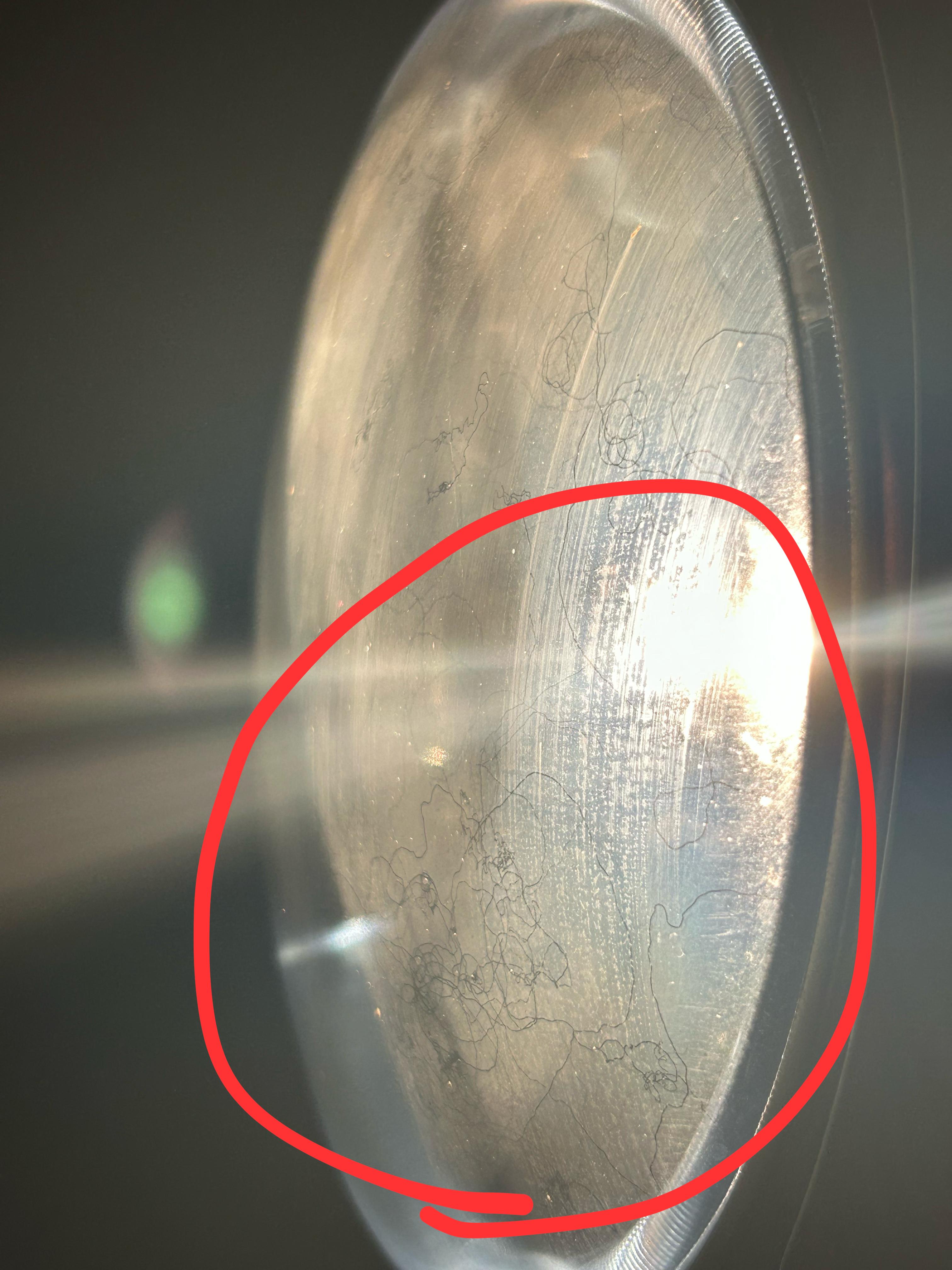 Help: Hair is growing in the headlight? | Scrolller
