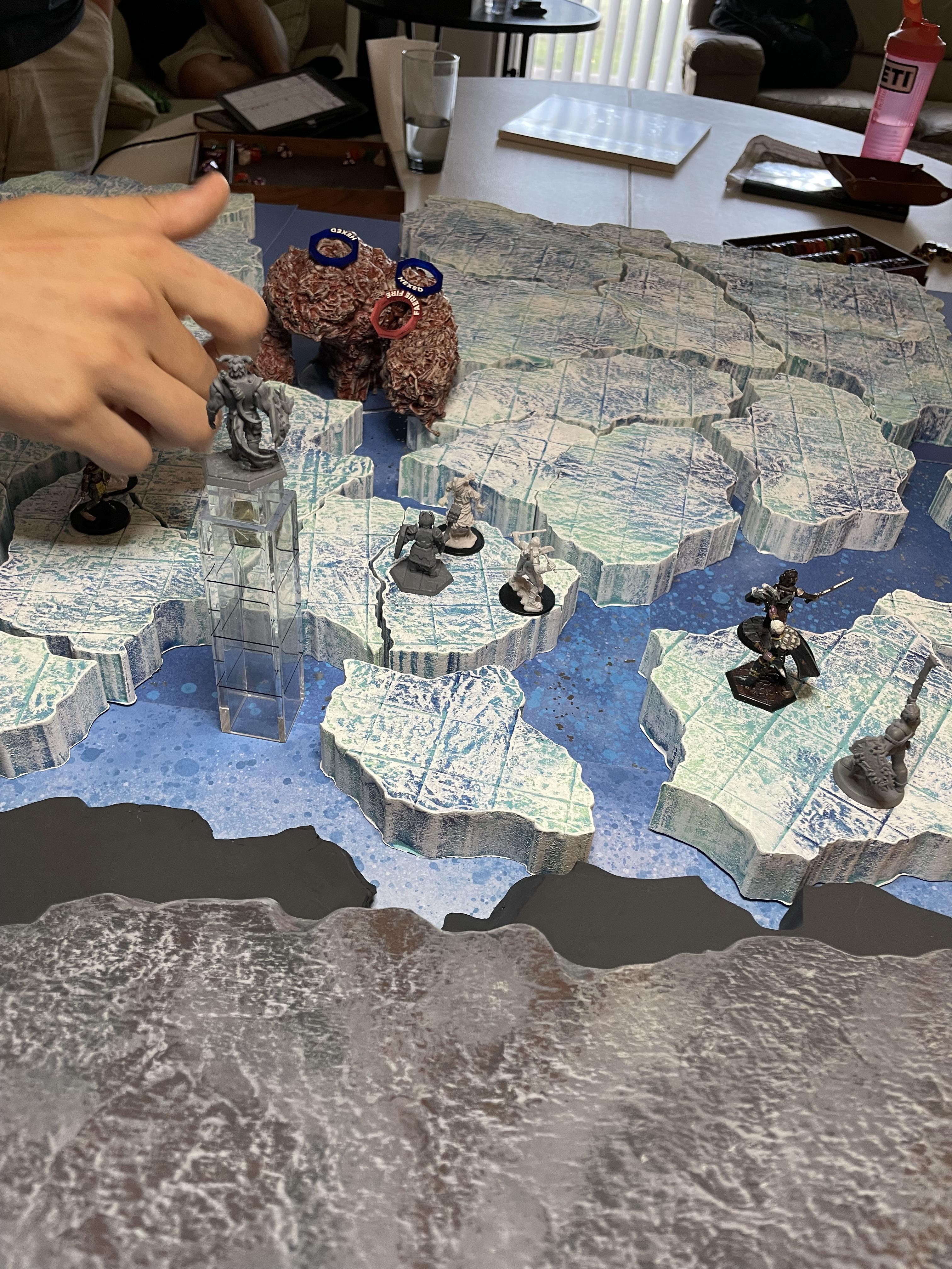 I made frozen lake terrain for an encounter on Luna Lake! | Scrolller