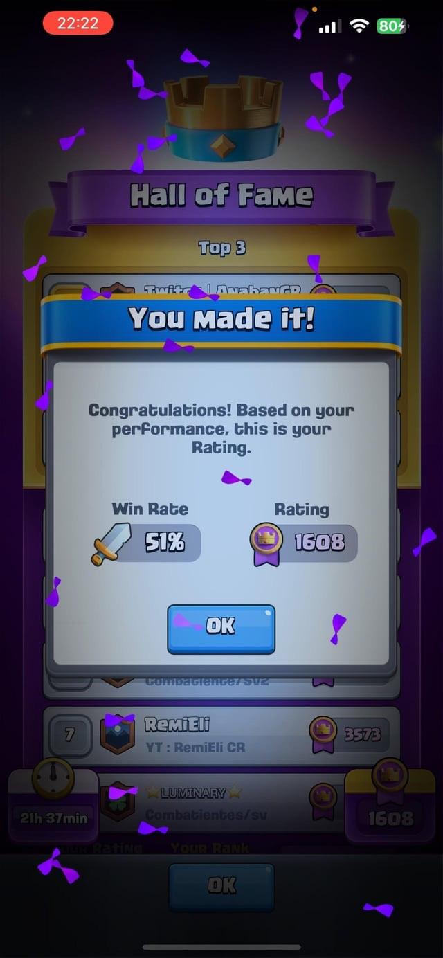 8 card account reached ultimate champ (: | Scrolller