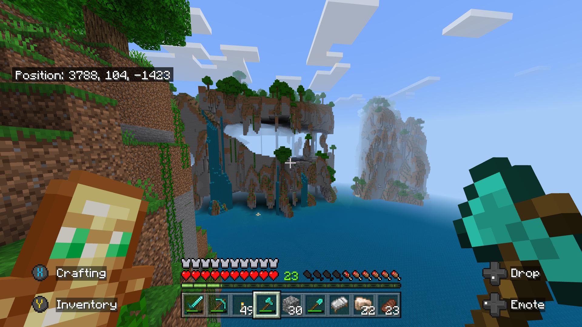 Is terrain gen like this common with caves and cliffs? | Scrolller