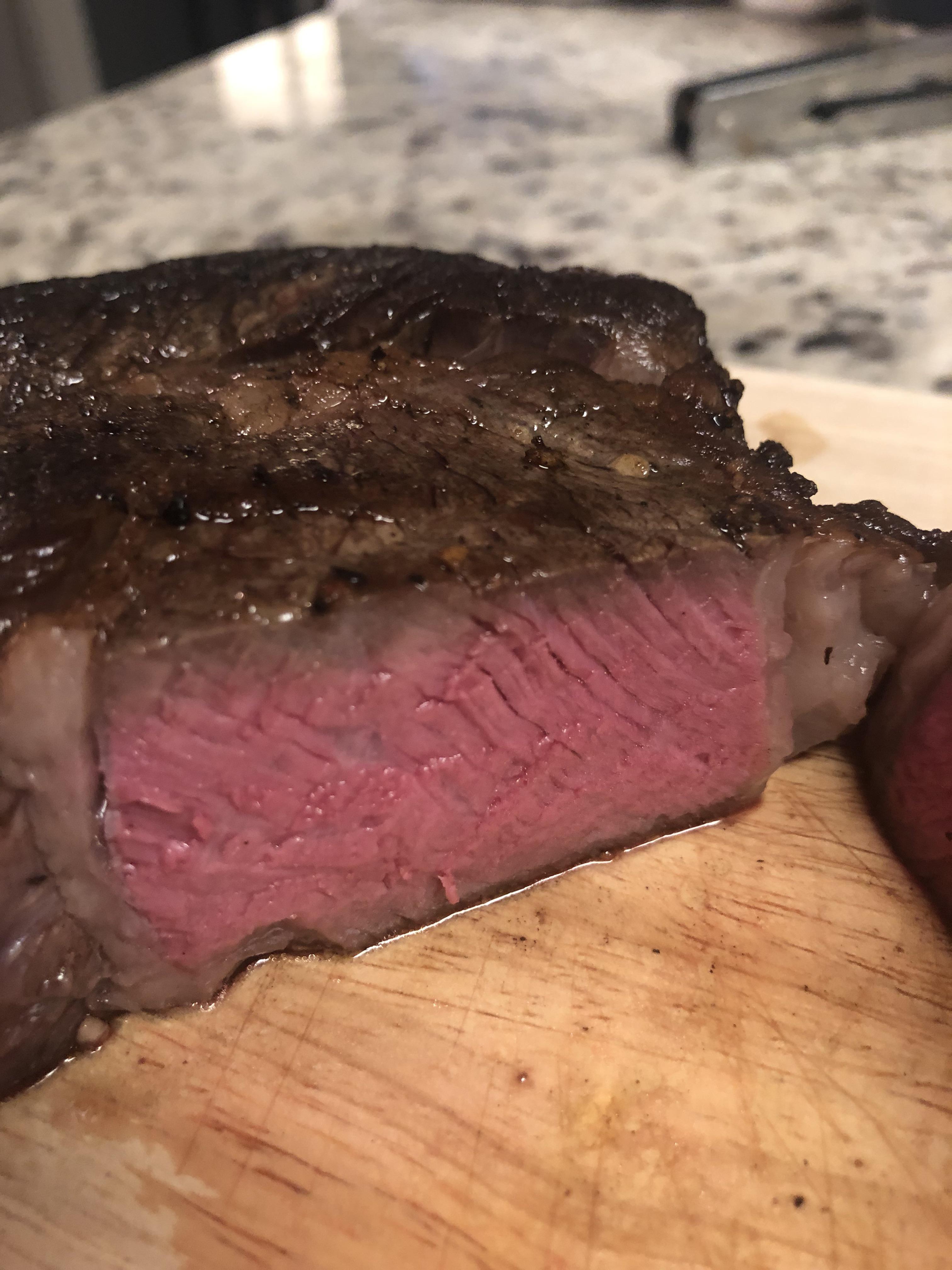 [Homemade] Sous vide ribeye | Scrolller