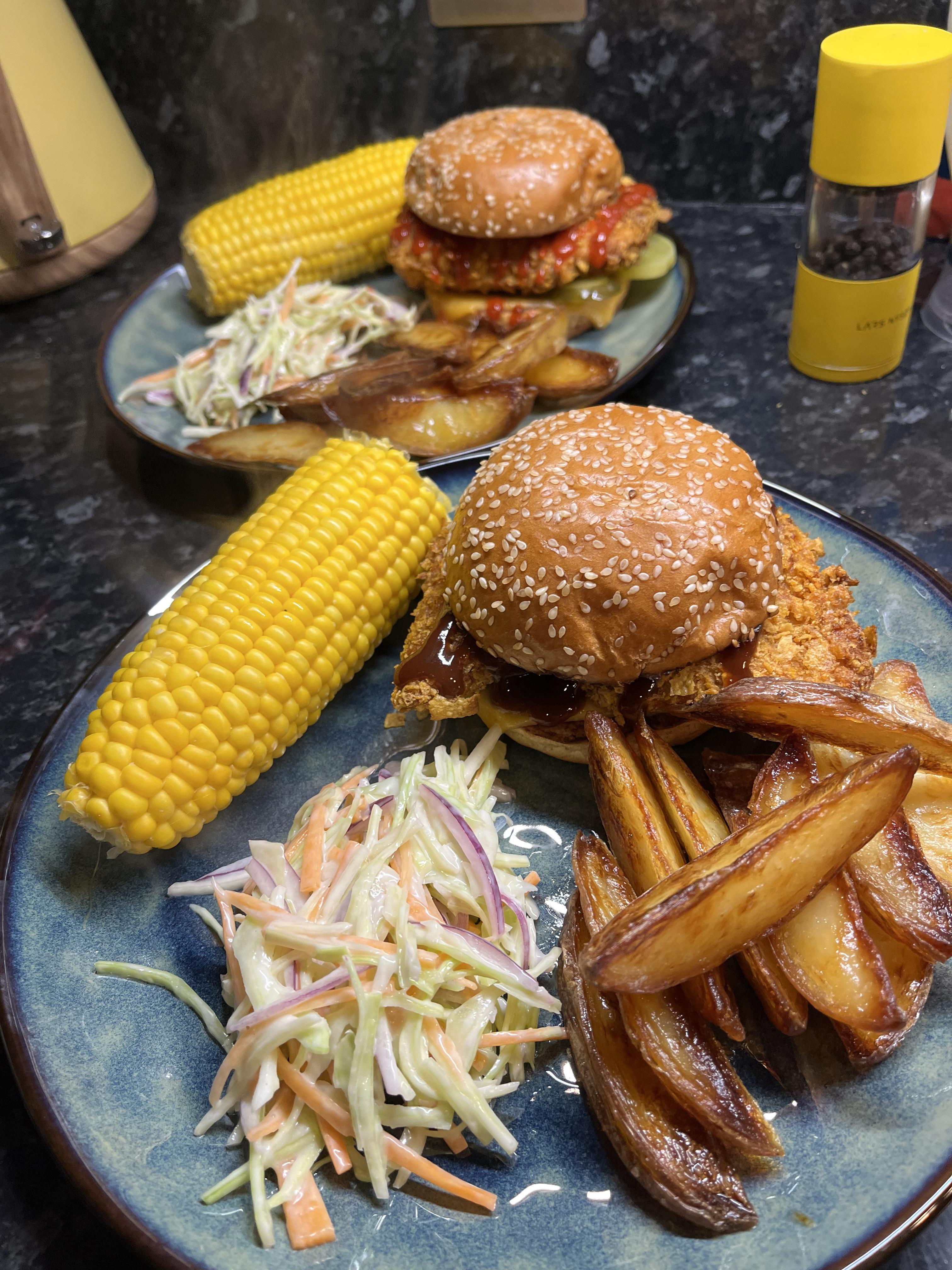 [homemade] cornflake chicken sandwiches. | Scrolller