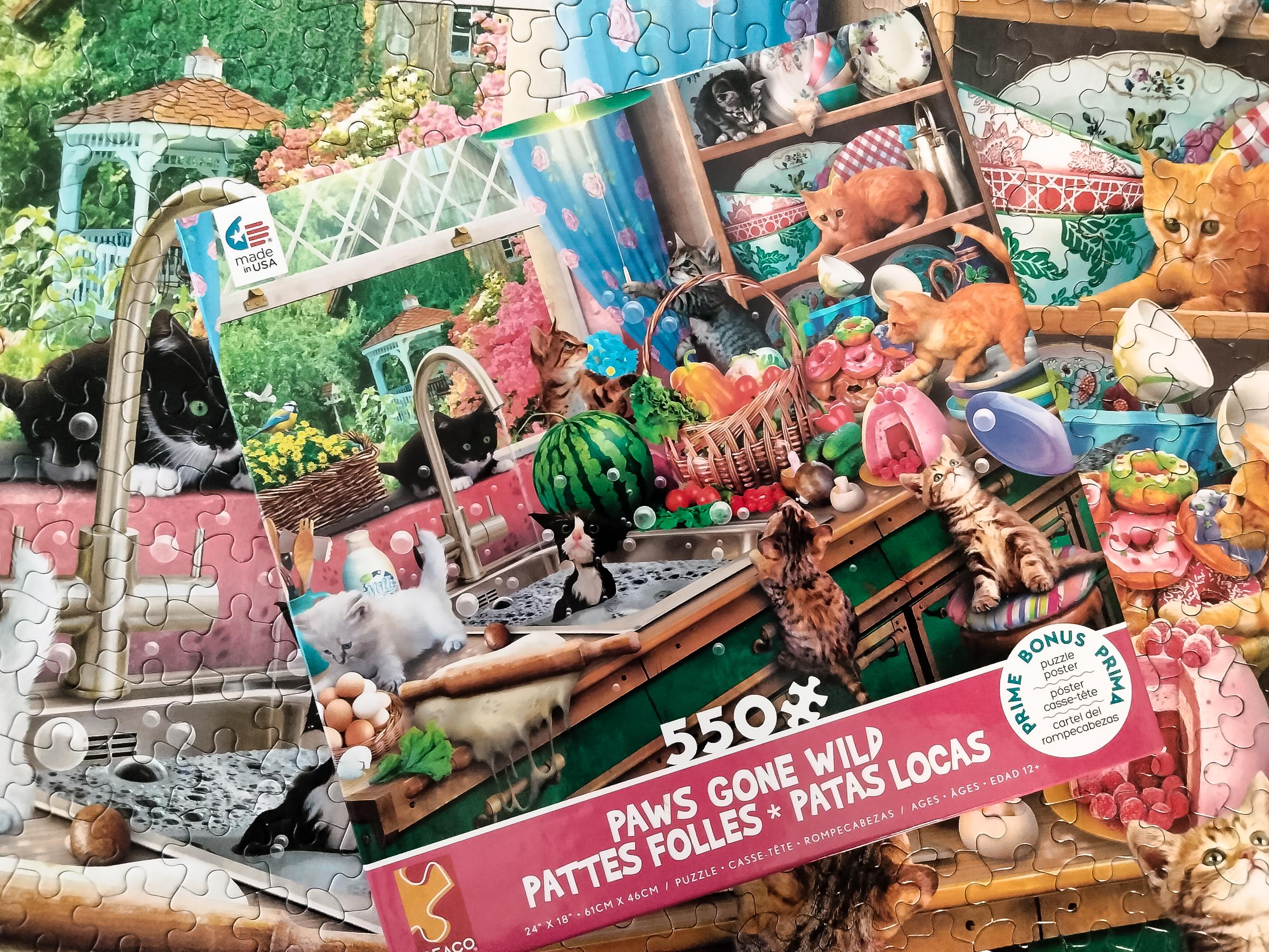 Paws Gone Wild - Art of Eduard - Ceaco - 550 Pieces | Scrolller