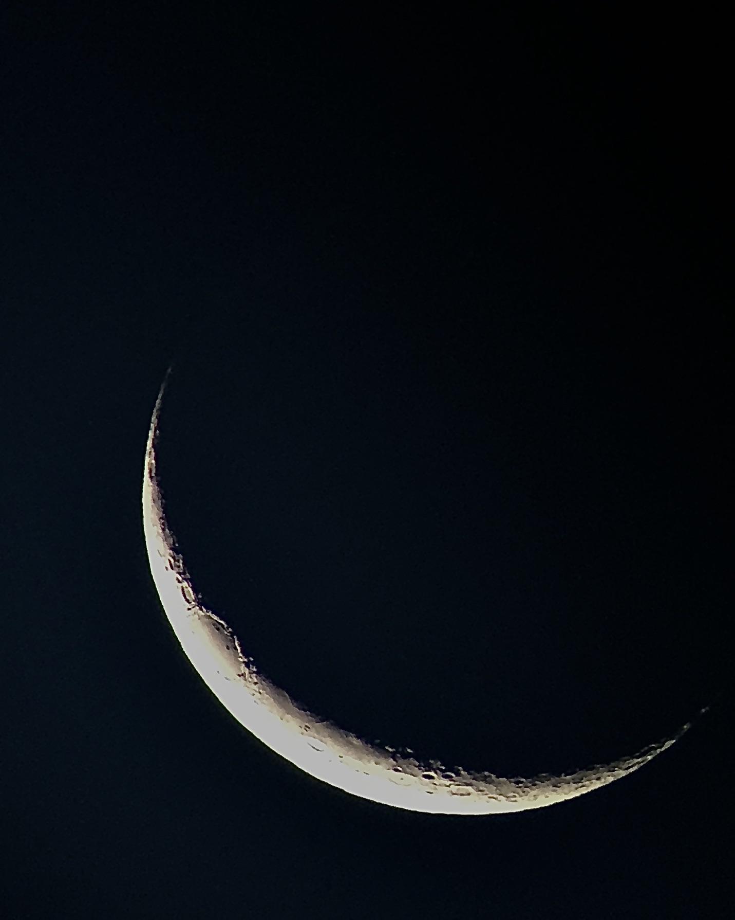 Moon from my backyard! | Scrolller