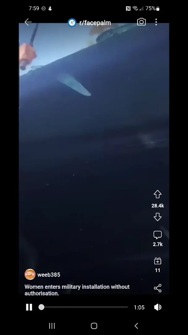 Karen goes into a military base without permission | Scrolller