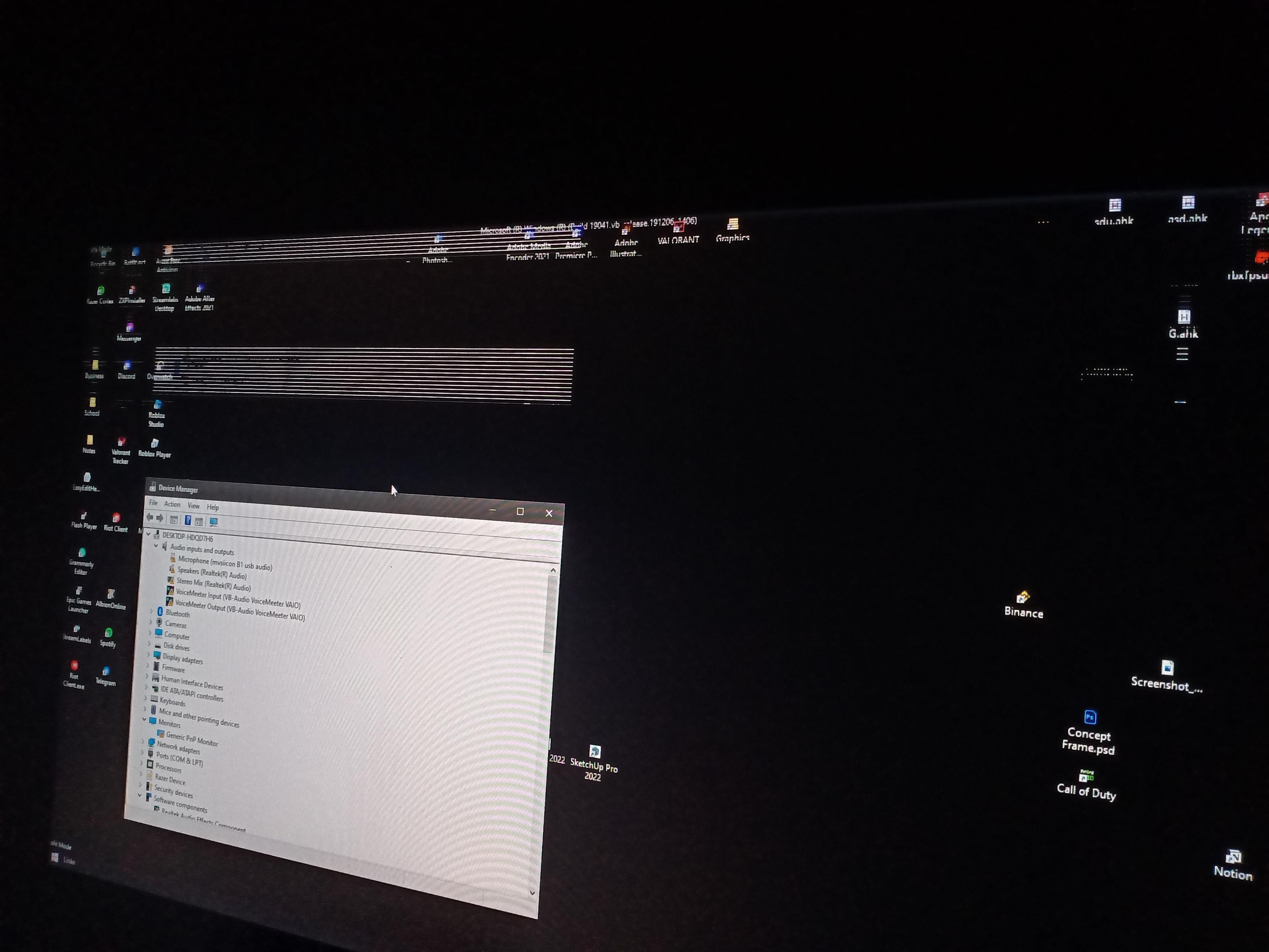 Horizontal Black Flickering Lines on Monitor | Scrolller