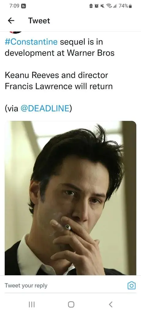 Keanu reeves Constantine 2 | Scrolller