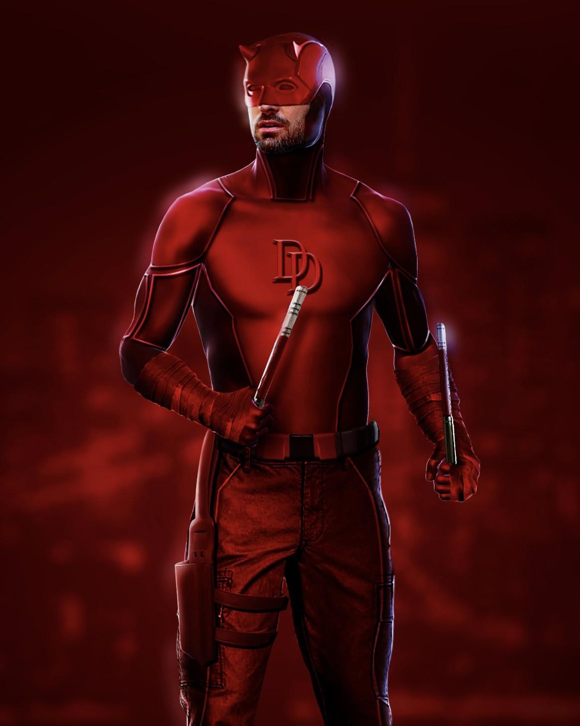 Made a concept of what I’d like for the Daredevil: Born Again suit to look like! | Scrolller