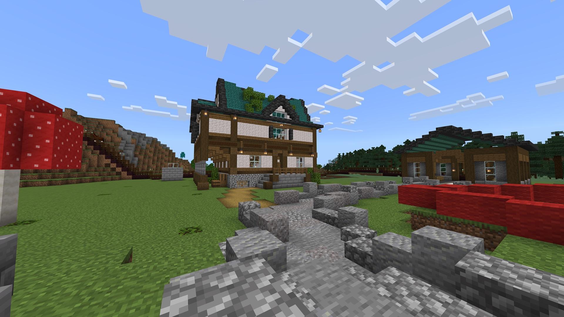 Tavern I’m working on in my survival. I suck at interior, any tips? | Scrolller