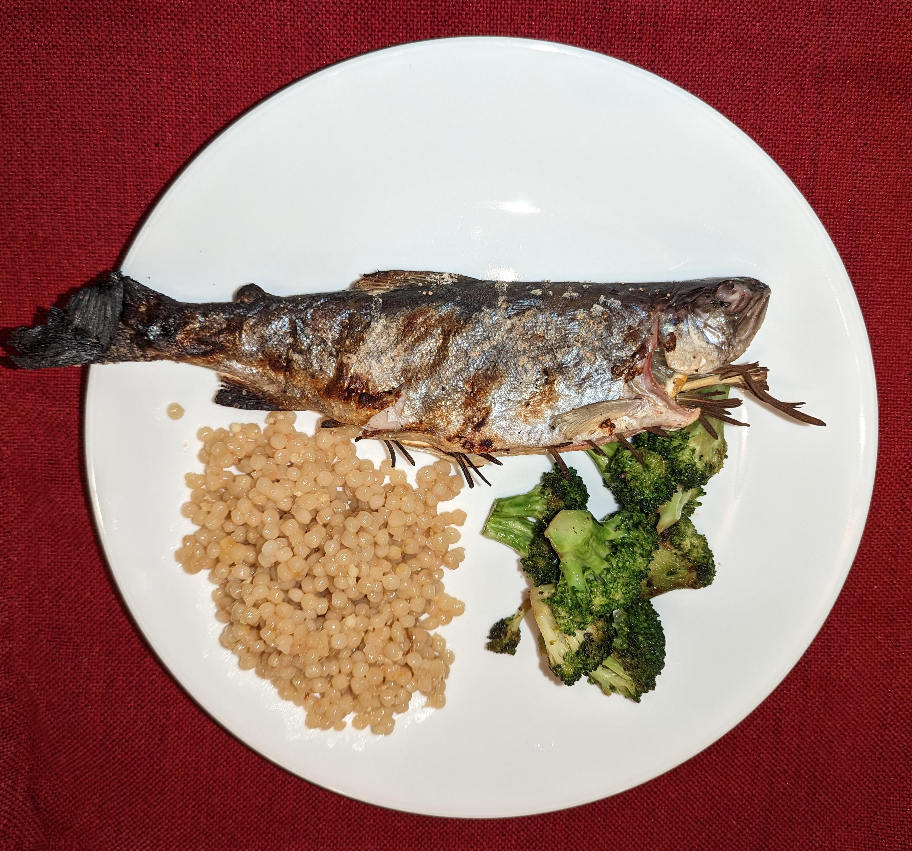 Modified shioyaki rainbow trout | Scrolller