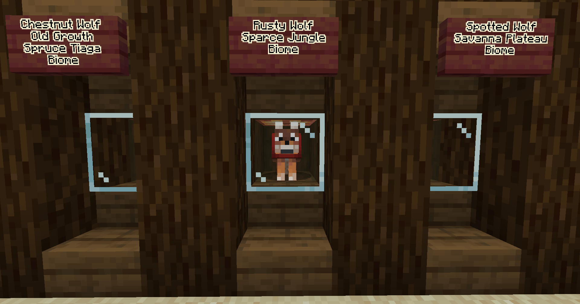 For Anyone Who Needs To Know What Wolf Variant Spawns In What Biomes With The New Snapshot ...