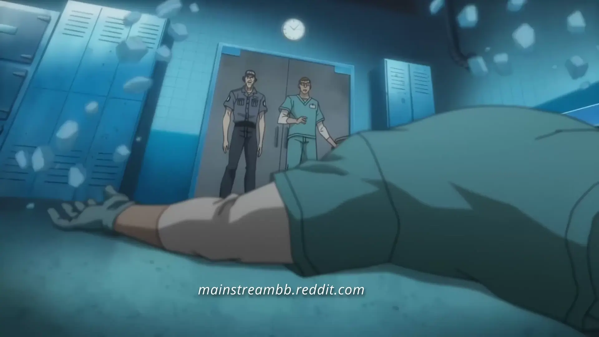 Killer Frost (Jennifer Hale) Kicks a Man in the Balls Off-Screen in Batman Assault on Arkham ...