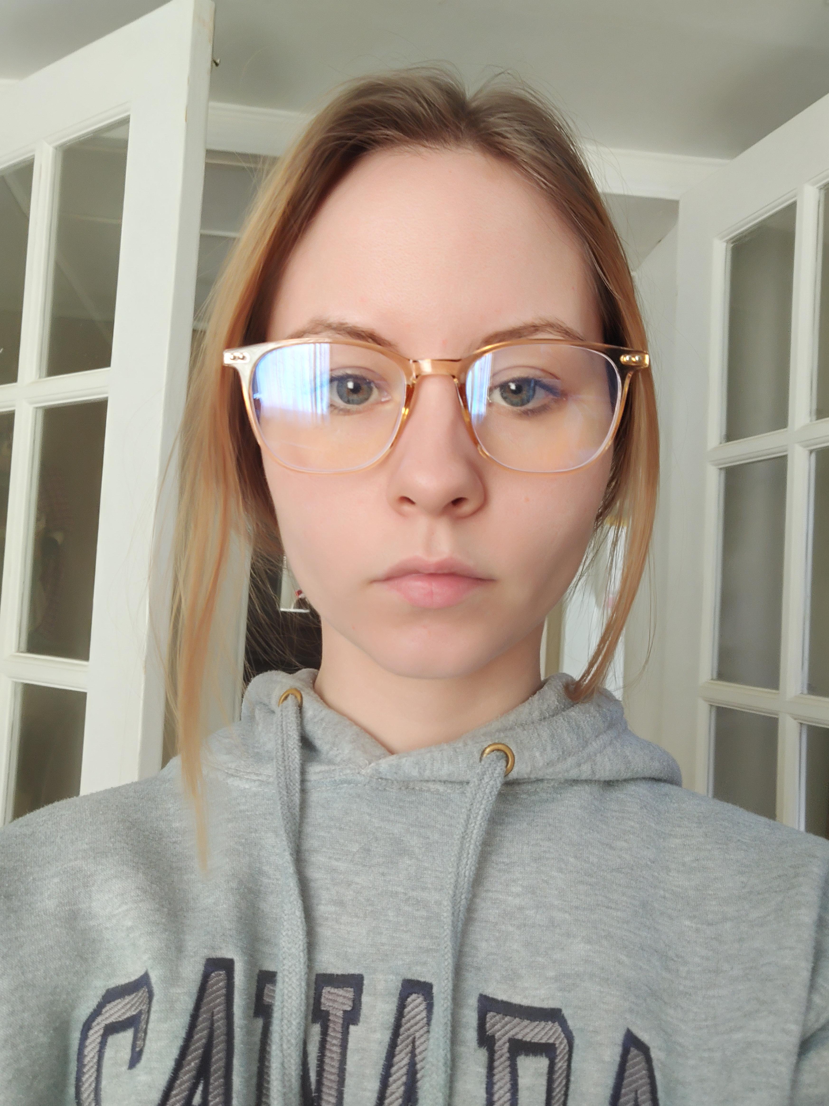 Are my frames too large because they cover my eyebrows? I want the ...